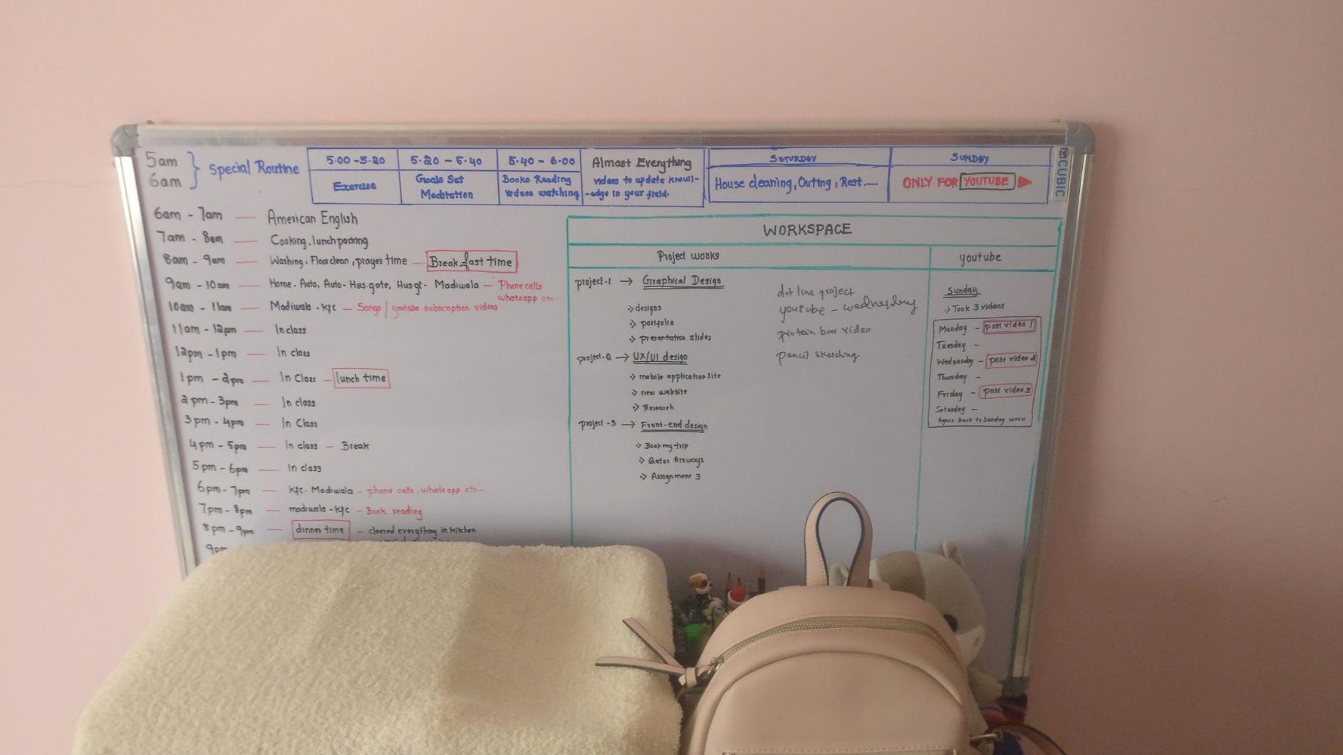 Cubic 2ft x 3ft Magnetic White Writing Board : Amazon.in: Office Products