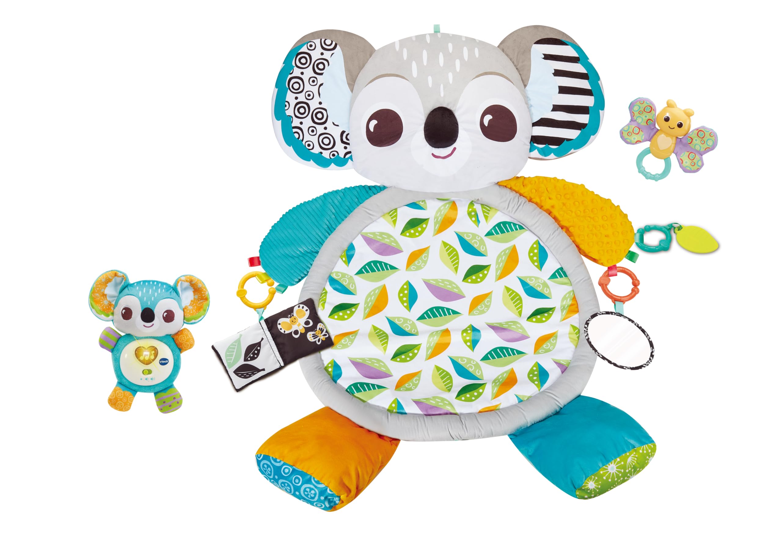 VTech Baby Koala Cuddles Play Mat, Soft Play Mat for Sensory Play, 5 ...