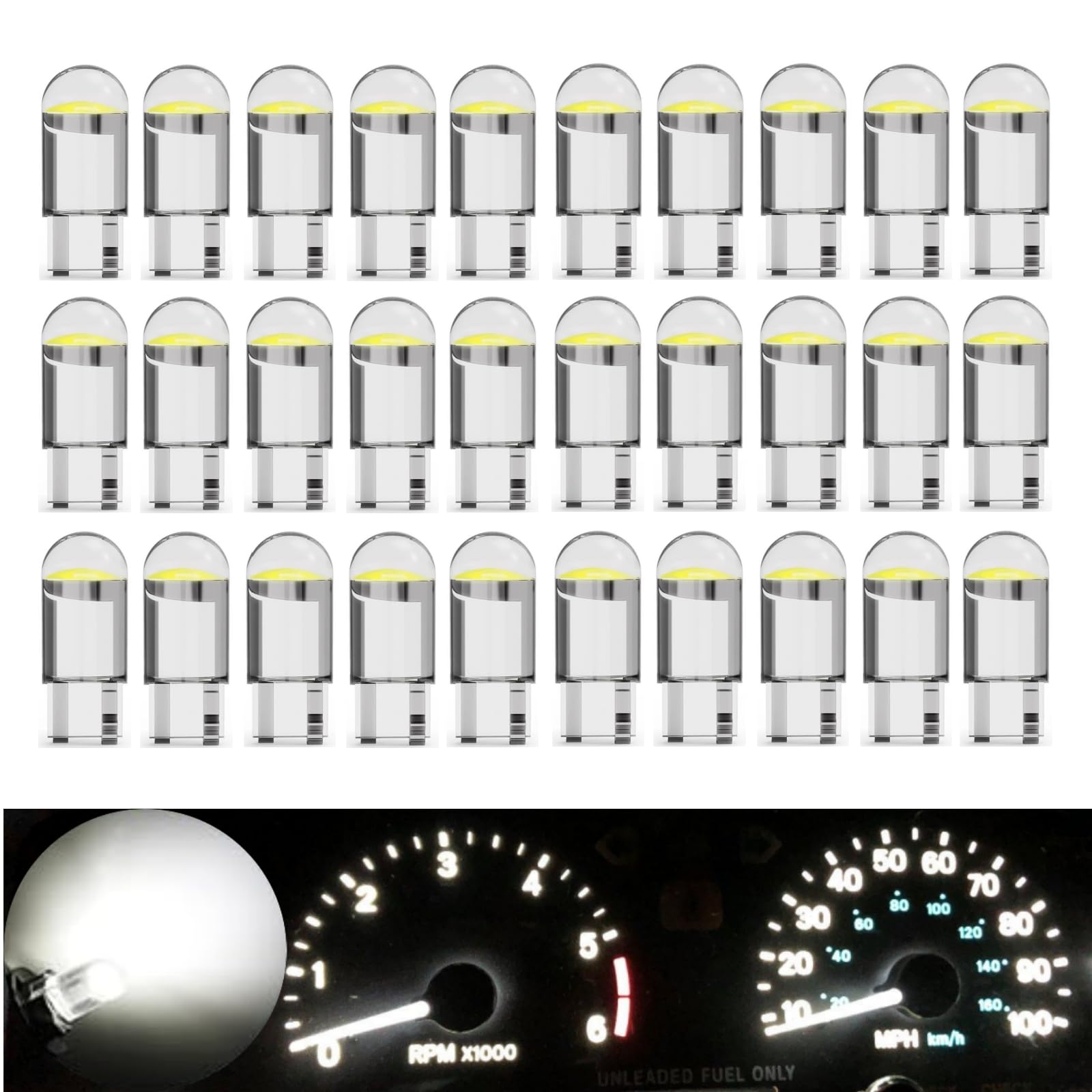 Snapklik.com : T10 194 168 2825 161 175 158 LED Light Bulb Instrument ...