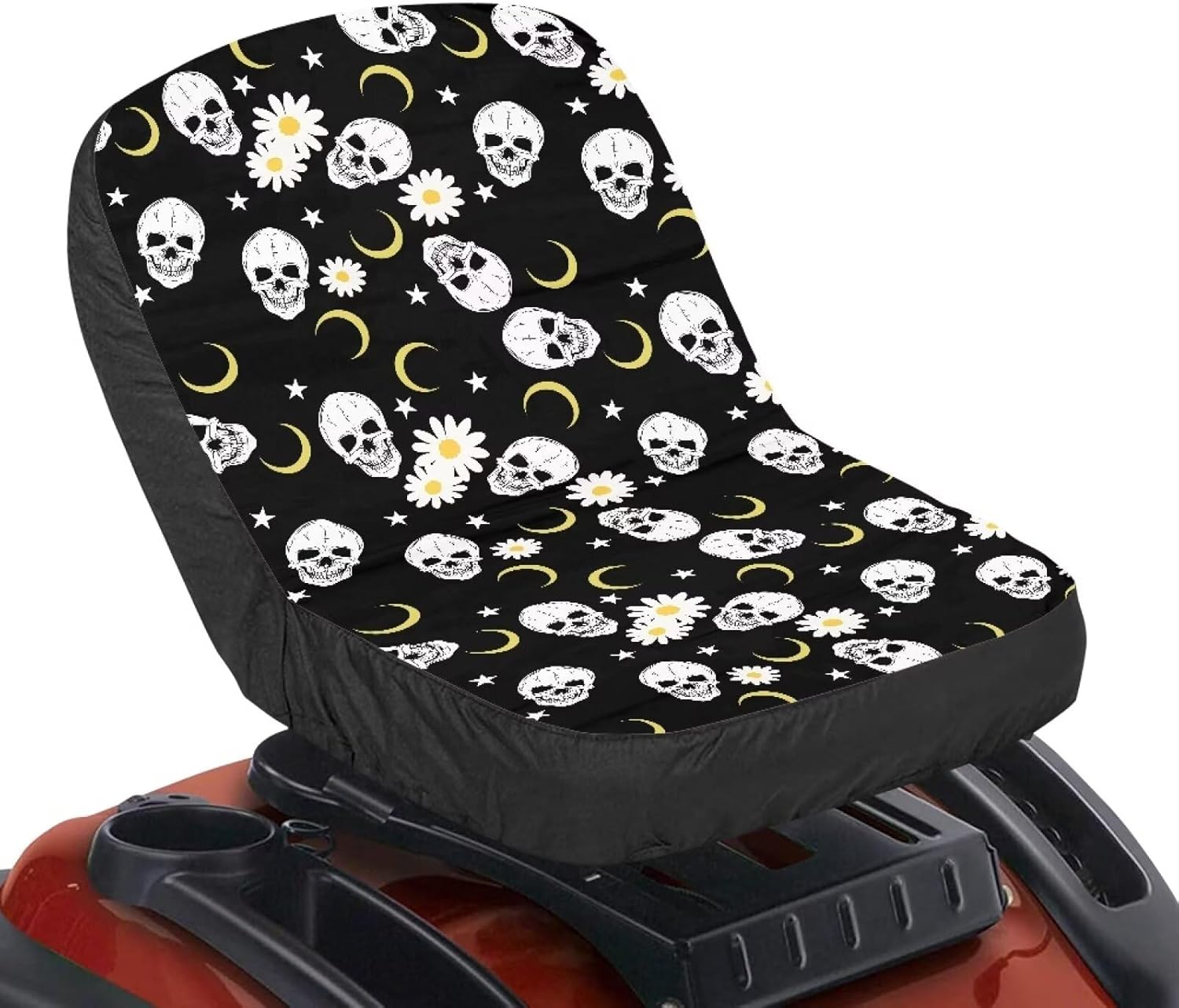 Amazon.com: Tomeusey Skeleton Moon Daisy Lawn Mower Cover Fit Tractors ...
