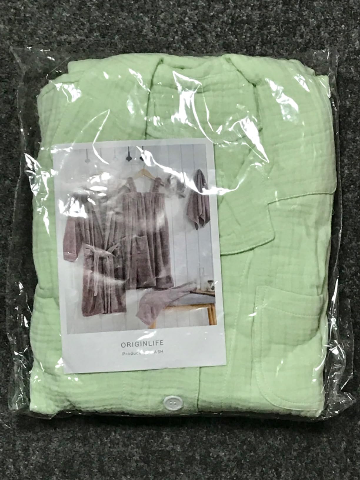 Amazon | [Originlife] オリジンライフ パジャマ 3層ガーゼ イエロー 綿100% ふわふわ ママ マタニティ 部屋着 | パジャマ・ルームウェアセット 通販