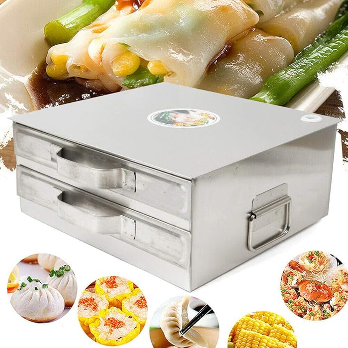 Buy DYRABREST Cantonese Rice Noodle Rolls Steamer Machine,2 Cheung Fun ...