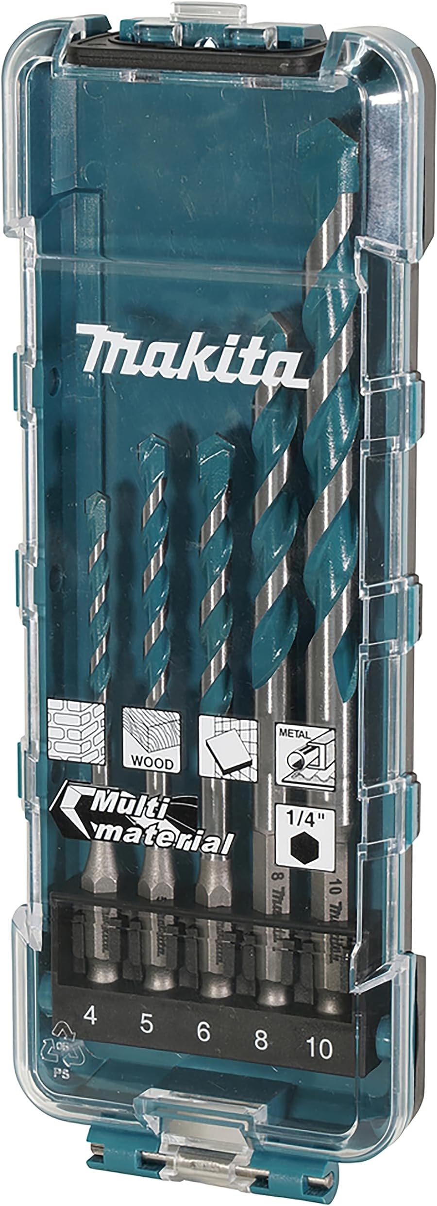 Makita D-72849 HSS TIN Drill bit Eco Set 10 Piece : Amazon.co.uk: DIY ...