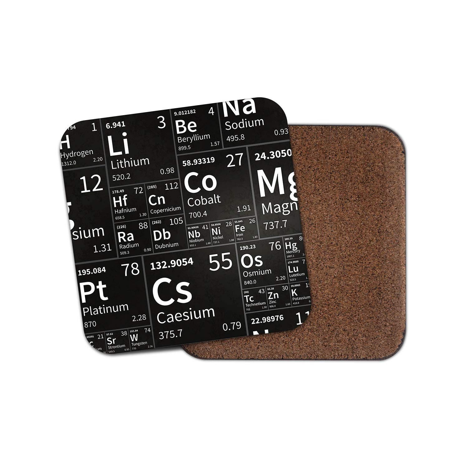 1 x Periodic Table Coaster - Science Chemistry Student Teacher College ...