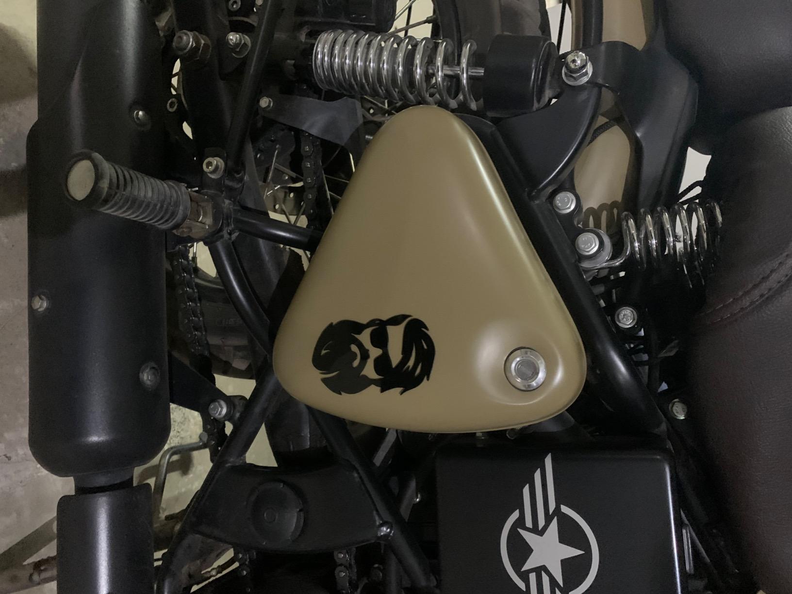 The Logo Man Acrylic Beard Thug Man 3D Car Bike Sticker, 2.04 x 3.7 x 0 ...