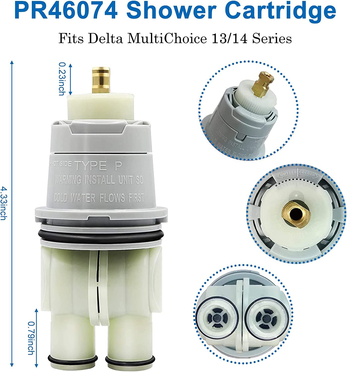 Delta RP46074 Replacement RP46074 Shower Valve Cartridge Replacement ...