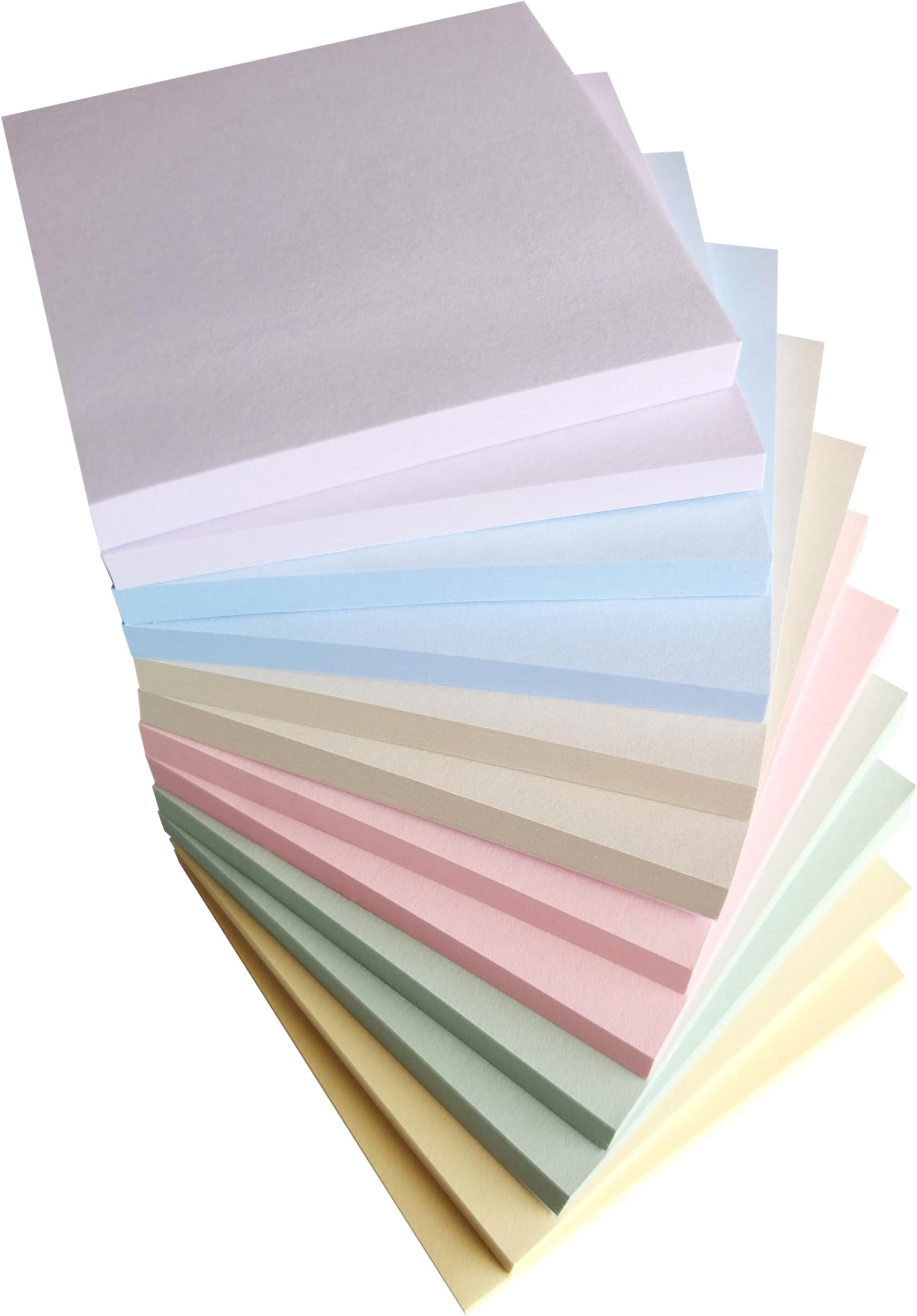 12 Pads Sticky Notes - 76x76mm Morandi Colored Memo Pads, 60 Sheets/Pad ...