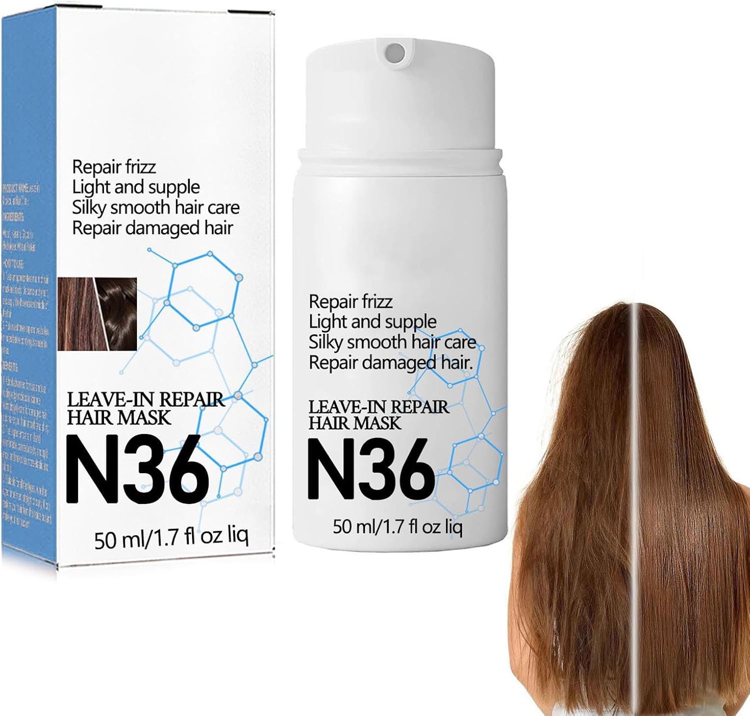 Original N36 Repair Hair Mask Leave-In Molecular Repair Hair Mask, 50ml ...