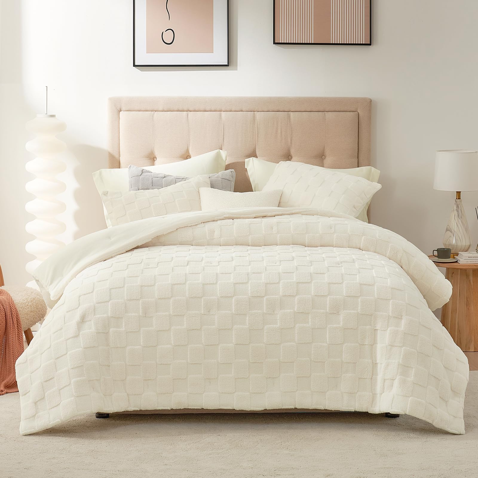 Amazon.com: Cozy Bliss Fluffy King Size Comforter Set - Ultra Soft ...