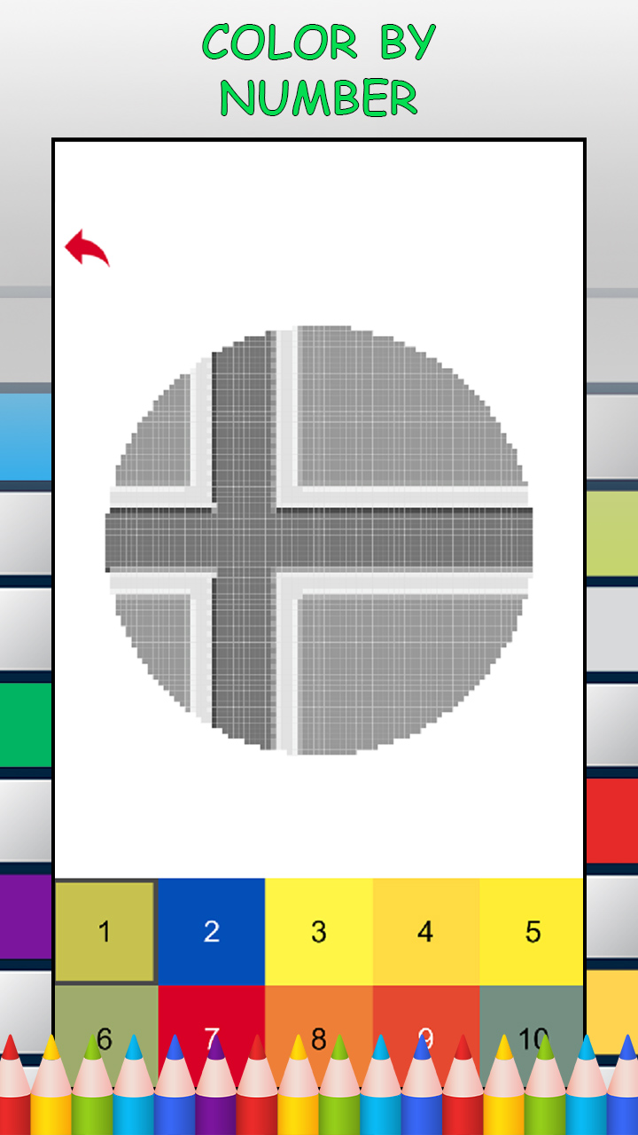World Flag Badges Color by Number - FREE Pixel Art Game - Coloring Book ...