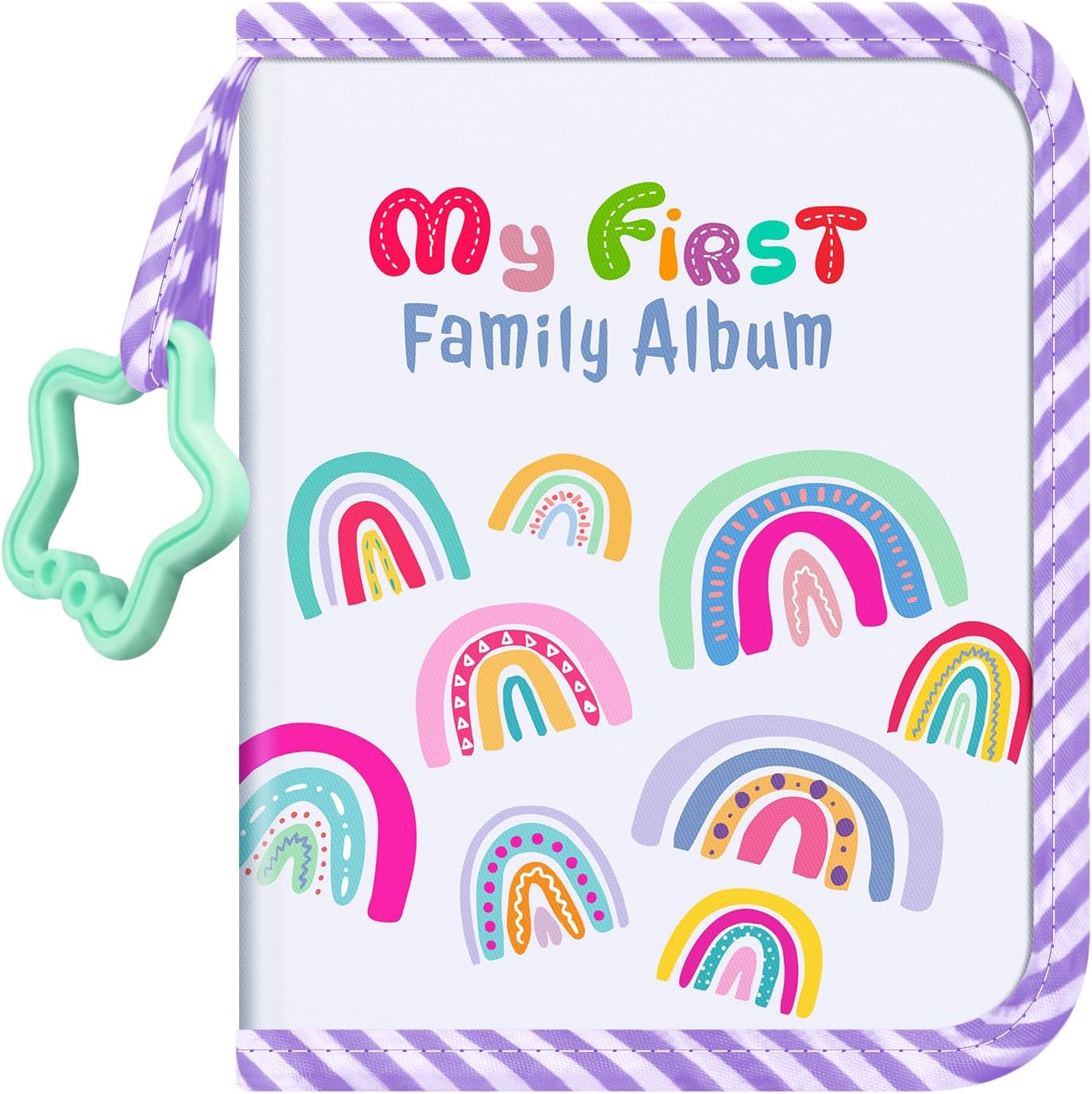 Amazon.com : Fintie Baby Photo Album 4x6 Inch, 18 Photos My First ...