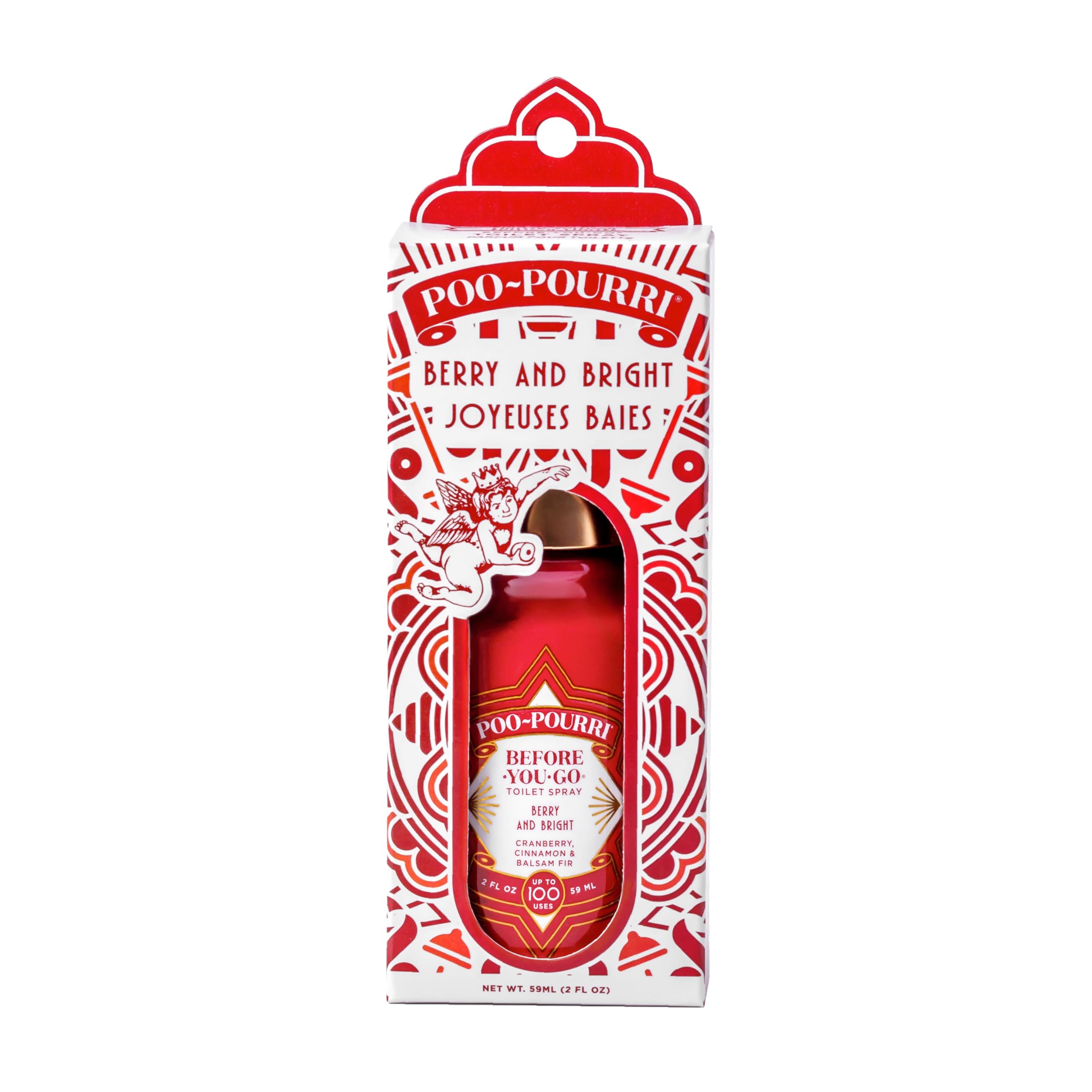Poo-Pourri 2oz - Holiday Berry & Bright : Amazon.ca: Home