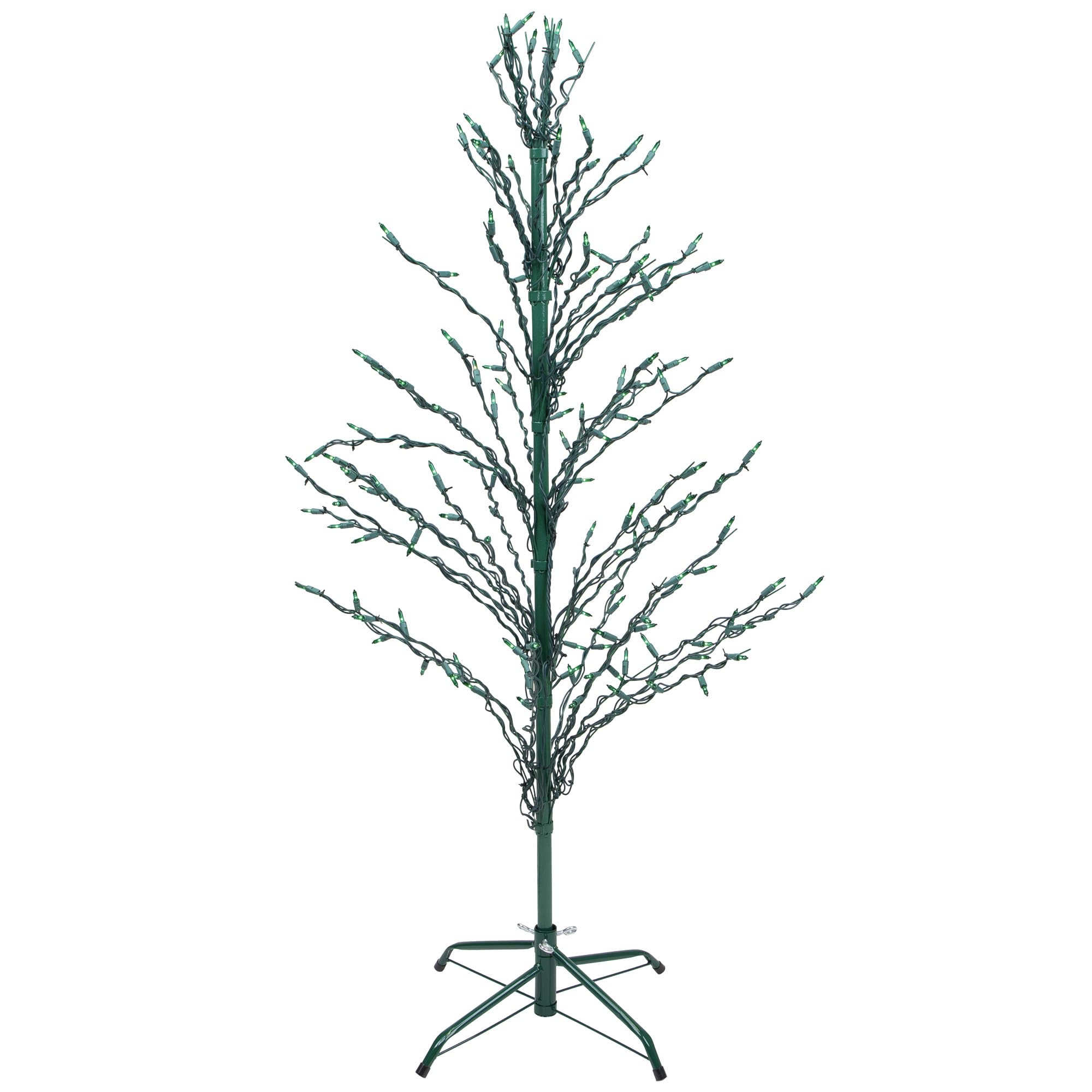 Christmas Cascade Stick Tree How To Wrap Ribbon On A Christmas Tree
