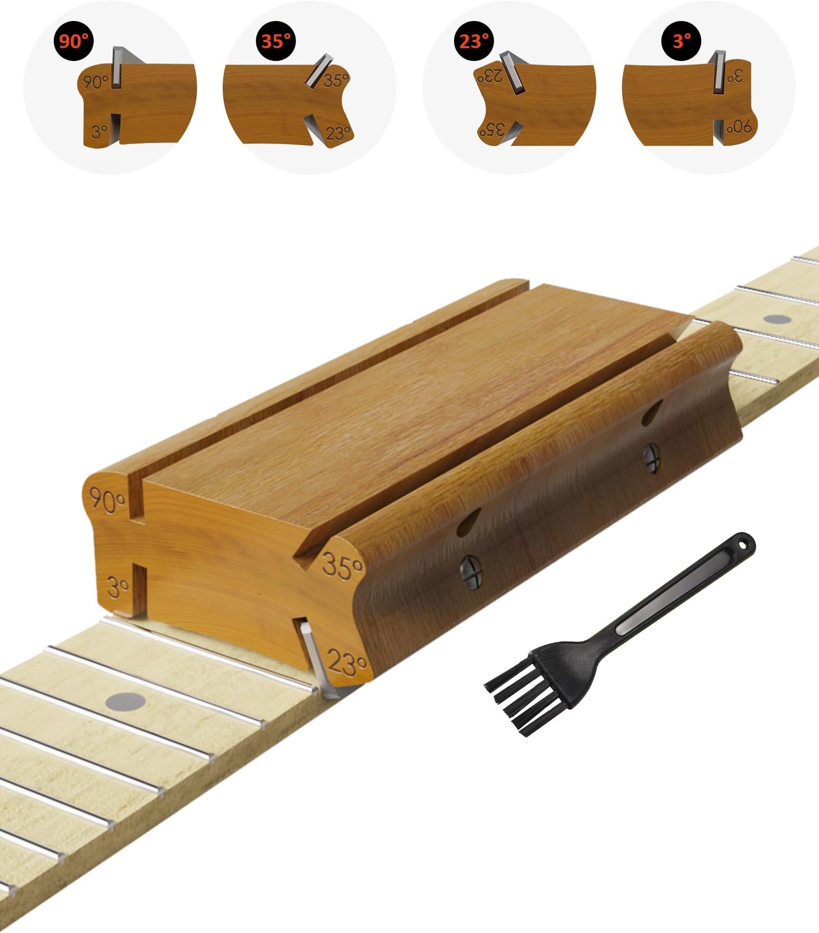 Amazon.com: Fret End Beveling File Set for Guitar and Bass - 3/23/35/90 ...