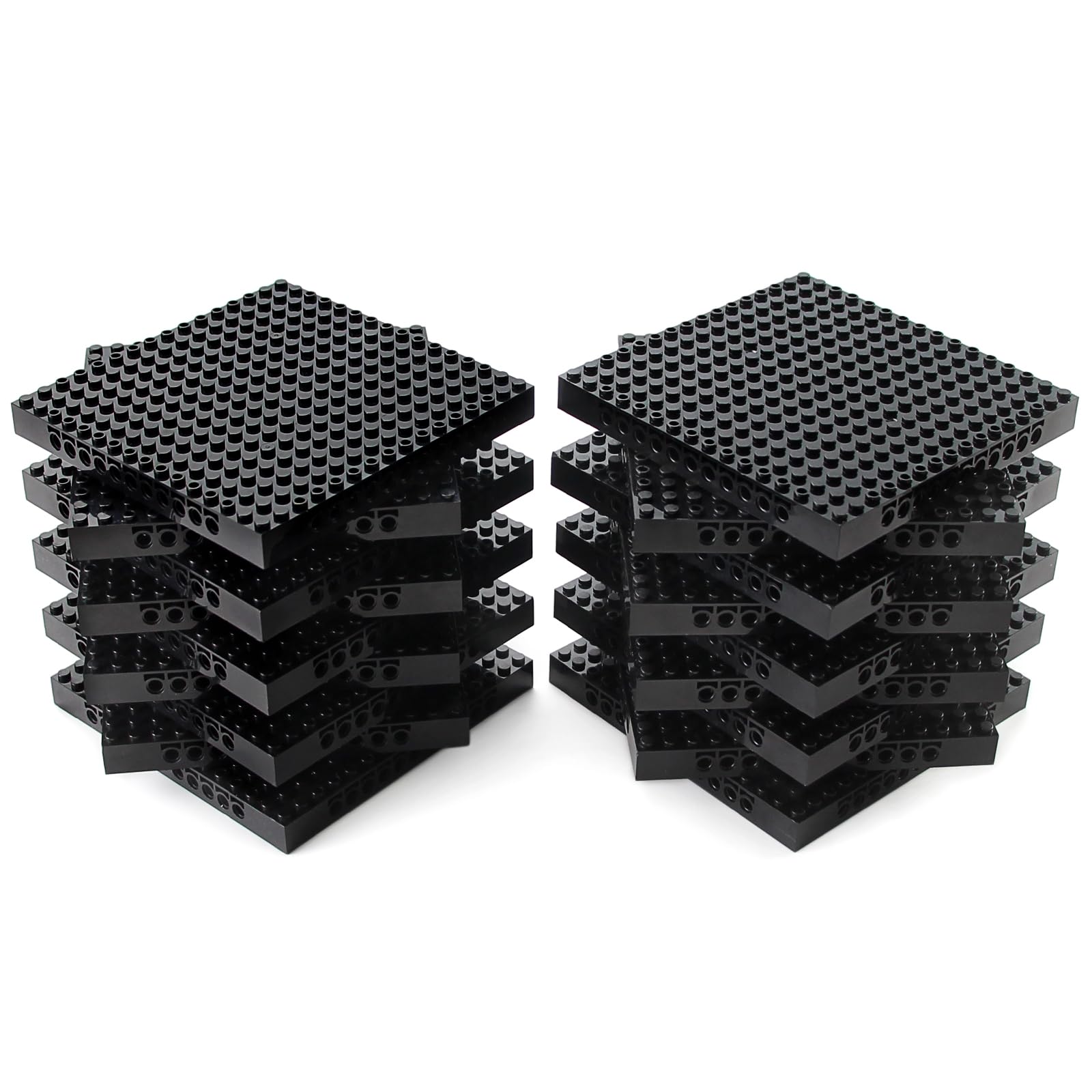 Amazon.com: Feleph 18pcs 5" Base Brick 16x16 Black Plate 1/3 with Holes ...
