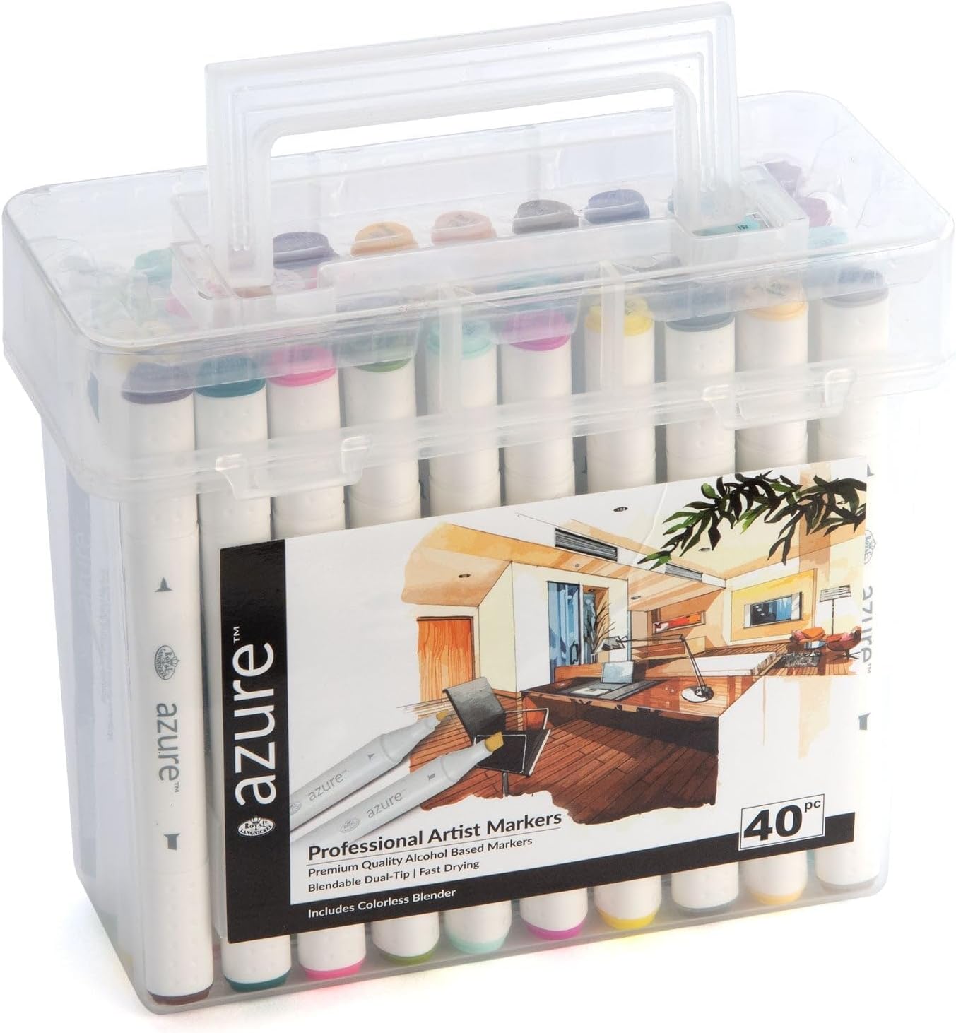 Amazon.com: Royal & Langnickel Azure Marker 40pc