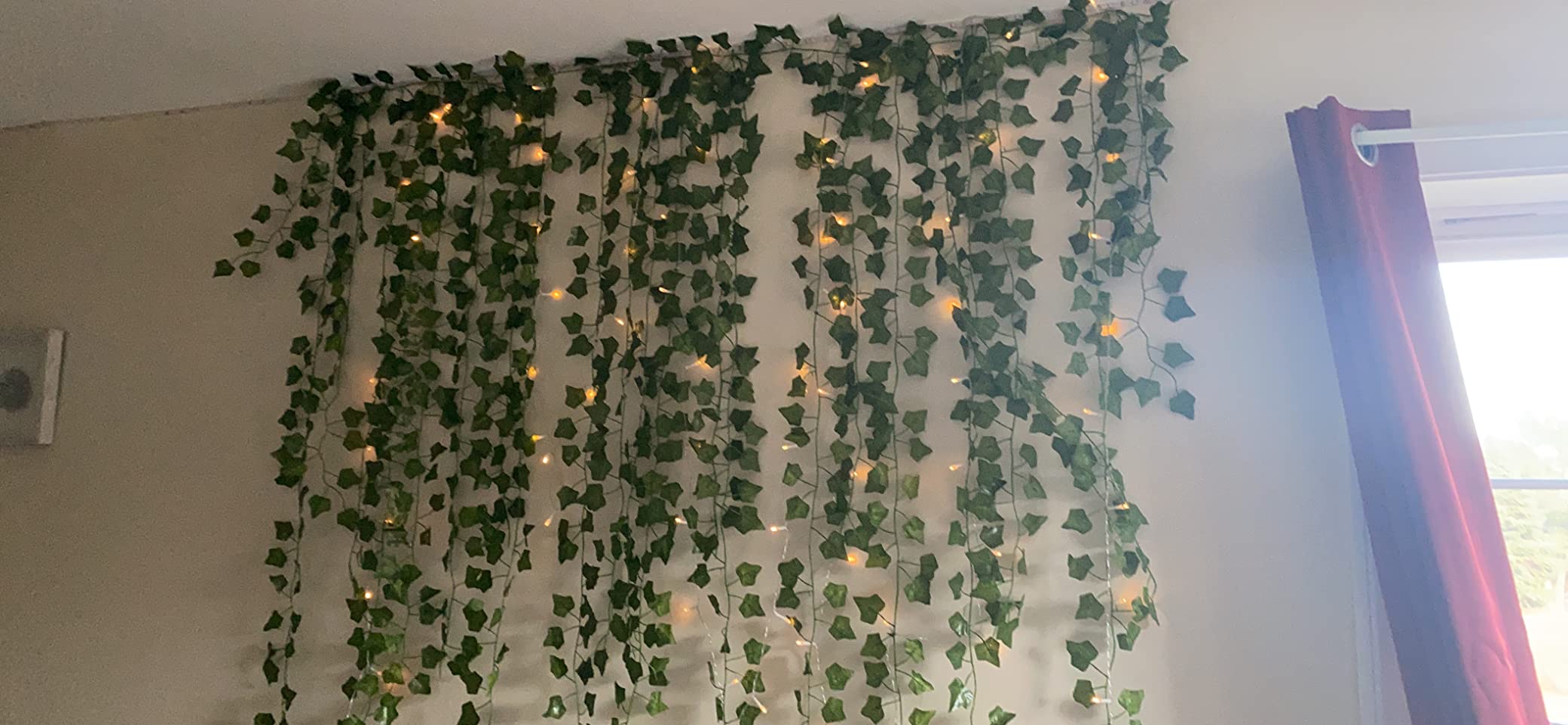 $1/mo - Finance BLEUM CADE 6 Strands 42Ft Fake Vines for Bedroom with ...