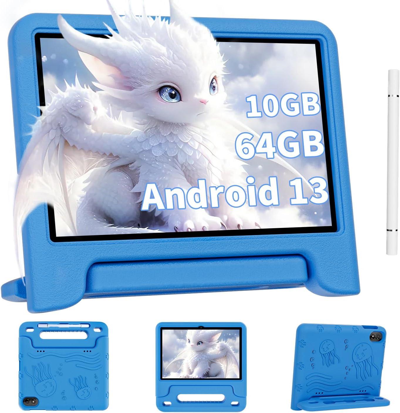 Amazon.com : 2024 New Kids Tablet, 10 Inch Android 13 Tablet for Kids ...