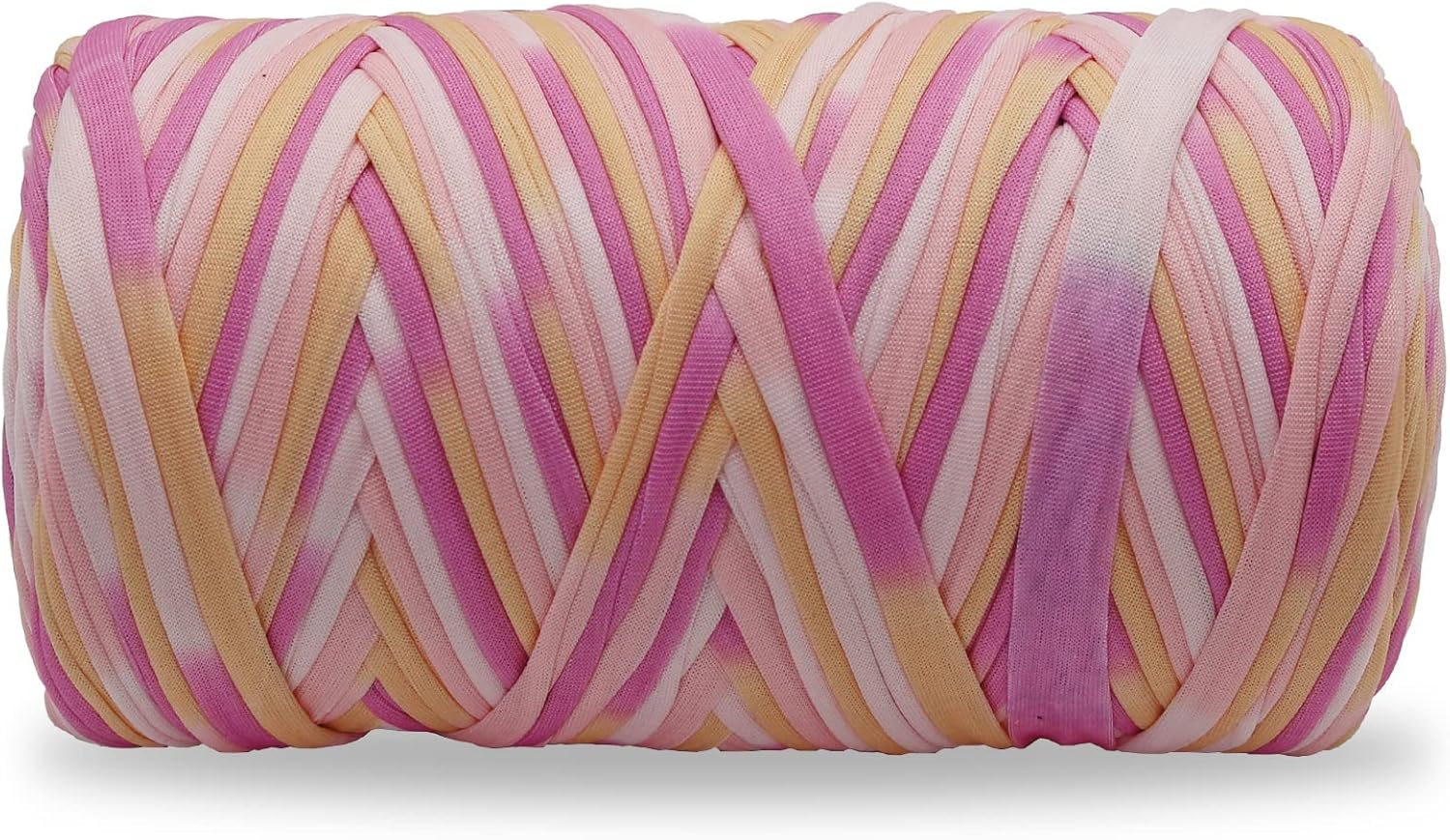 Amazon.com: T-Shirt Yarn 160 Yards Knitting Yarn Fabric Crochet Cloth ...