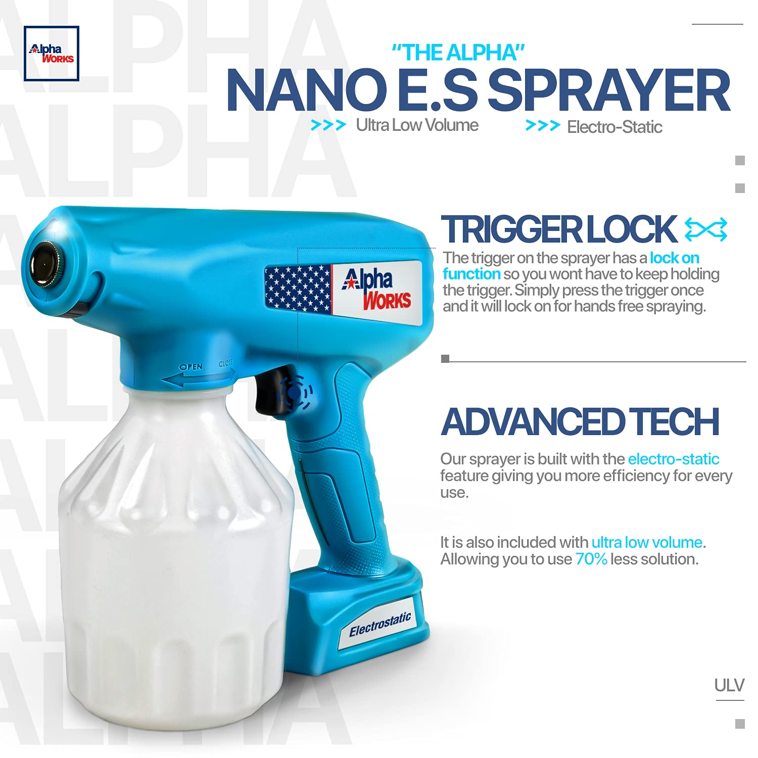 Snapklik.com : Disinfecting Nano ULV Sprayer Electrostatic Handheld ...
