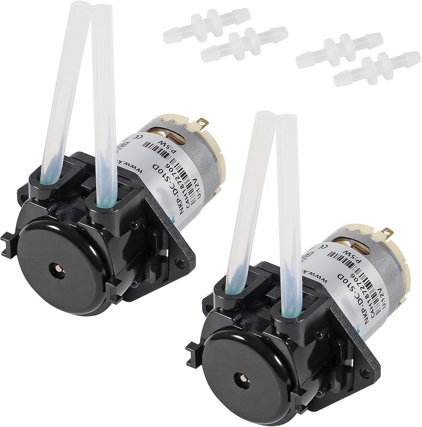 Amazon.com: 2pcs dosing pump Peristaltic Dosing Pump 12V DC Low Flow ...