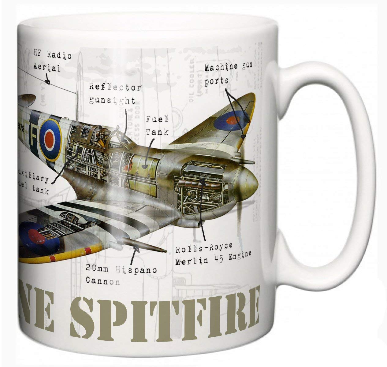 Image is Everything IiE, Supermarine Spitfire, ceramic coffee or tea ...
