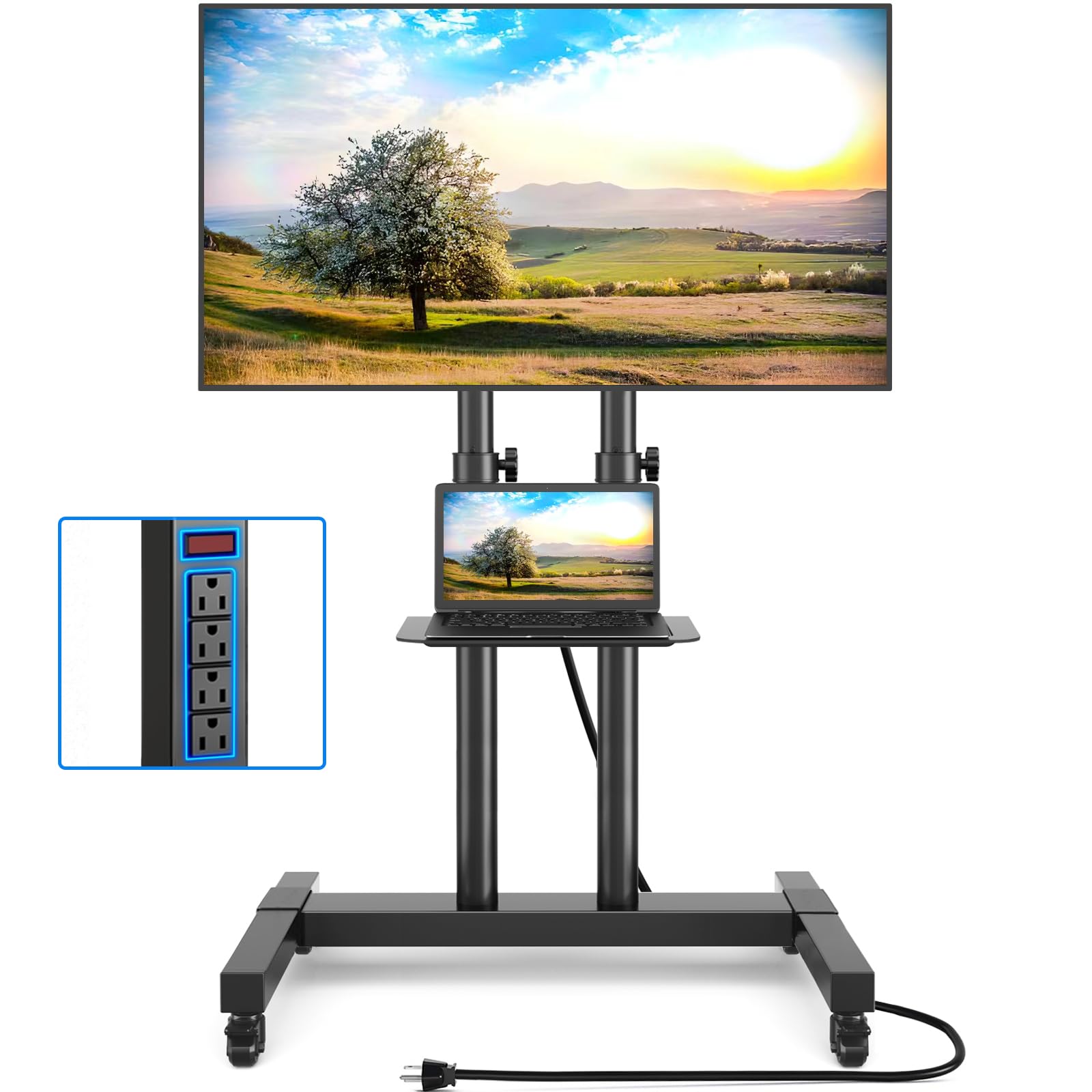 Snapklik.com : Rfiver Upgraded Mobile TV Stand