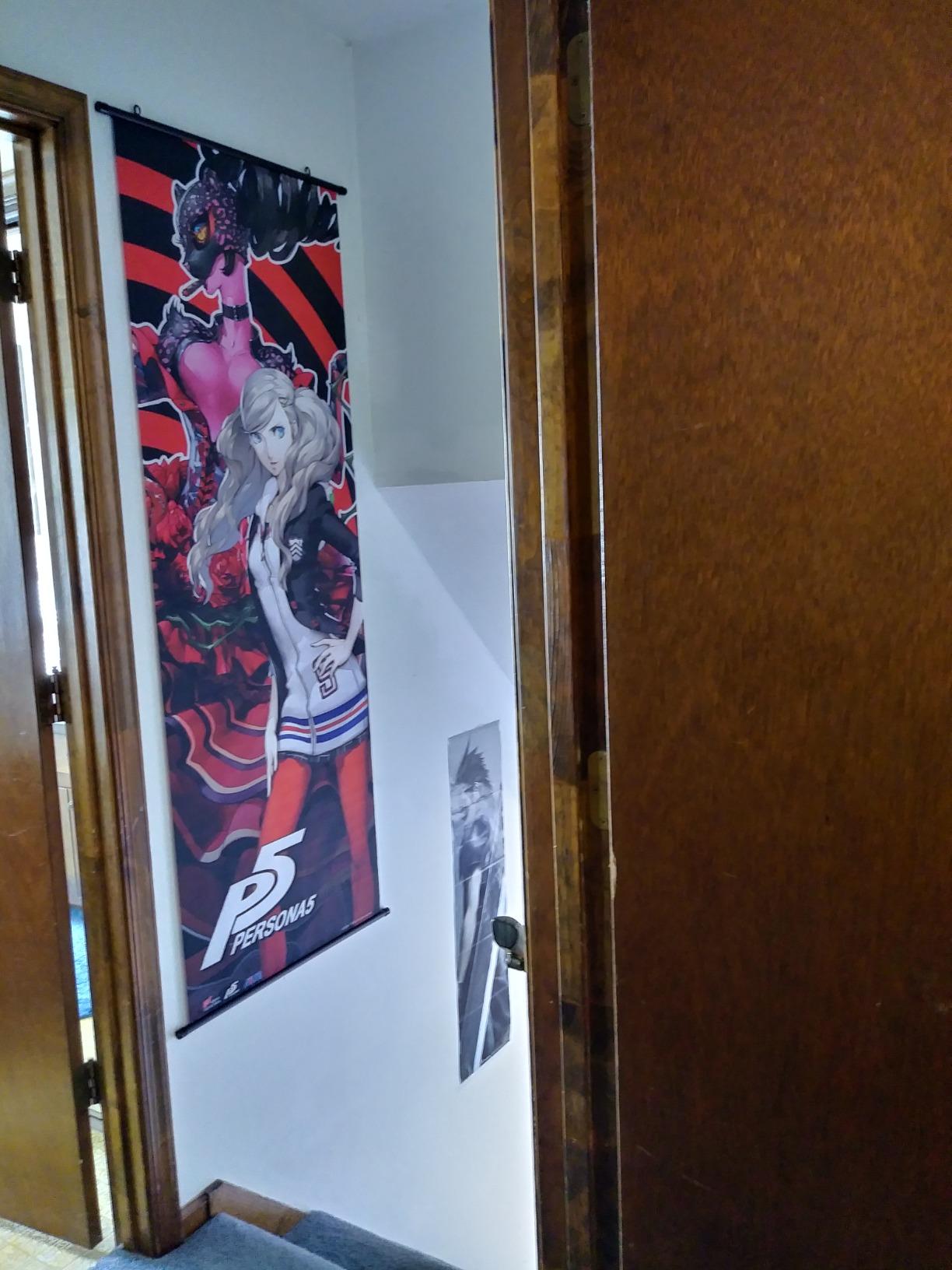 Amazon.com: Persona 5 28004 - Panther Human Size Wall Scroll, One Size ...