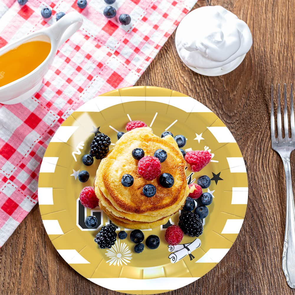 Snapklik.com : Graduation Plates-Graduation Party Decorations, 48 Pack ...