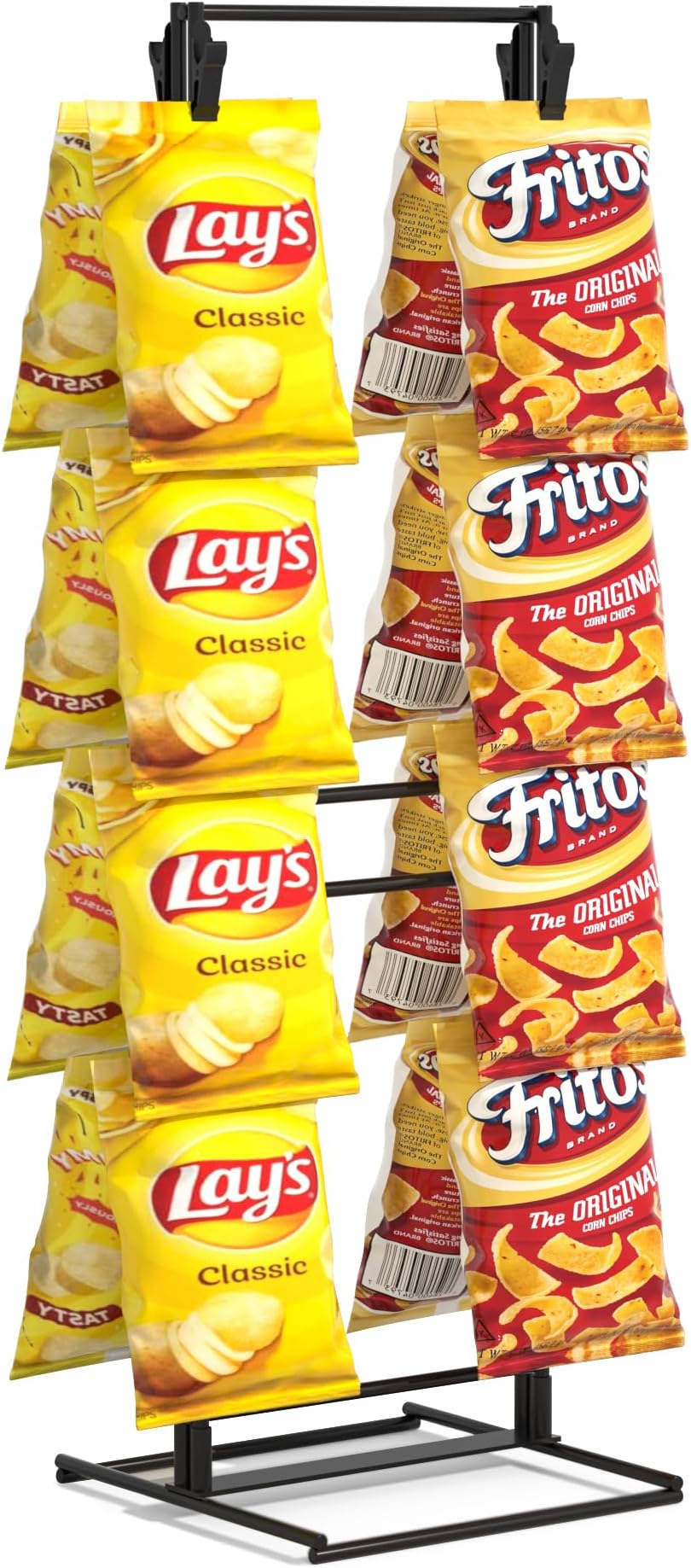 Amazon.com: ERYTLLY Premium Chip Rack Stand Display for Retail ...