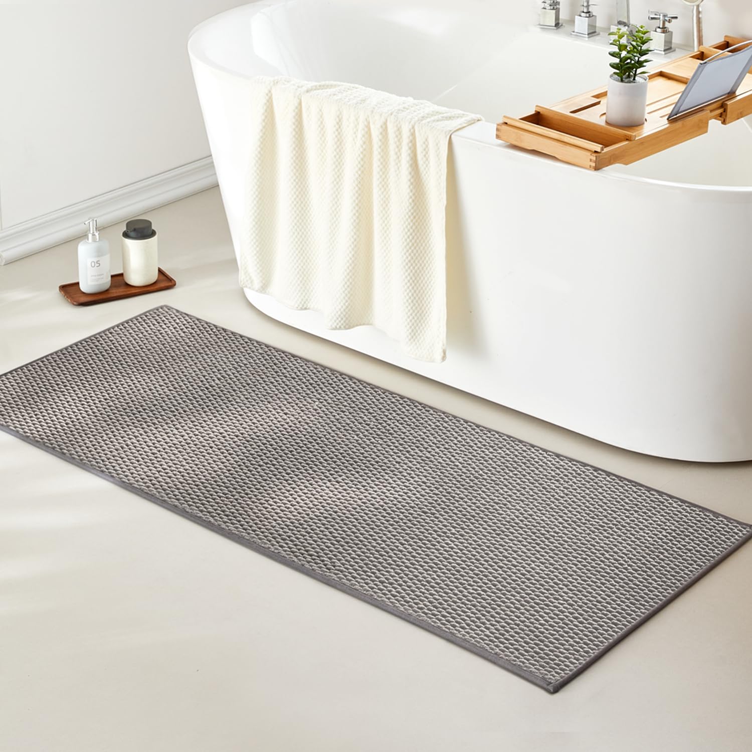 Amazon.com: Bathroom Rugs Non Slip Washable Bath Rugs Super Absorbent ...