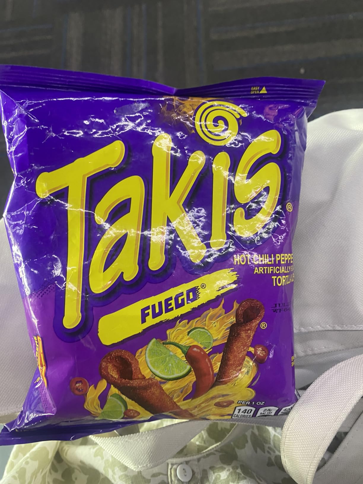 Takis Fuego Spicy Chili Pepper And Lime Rolled Tortilla Chips - Crunchy ...