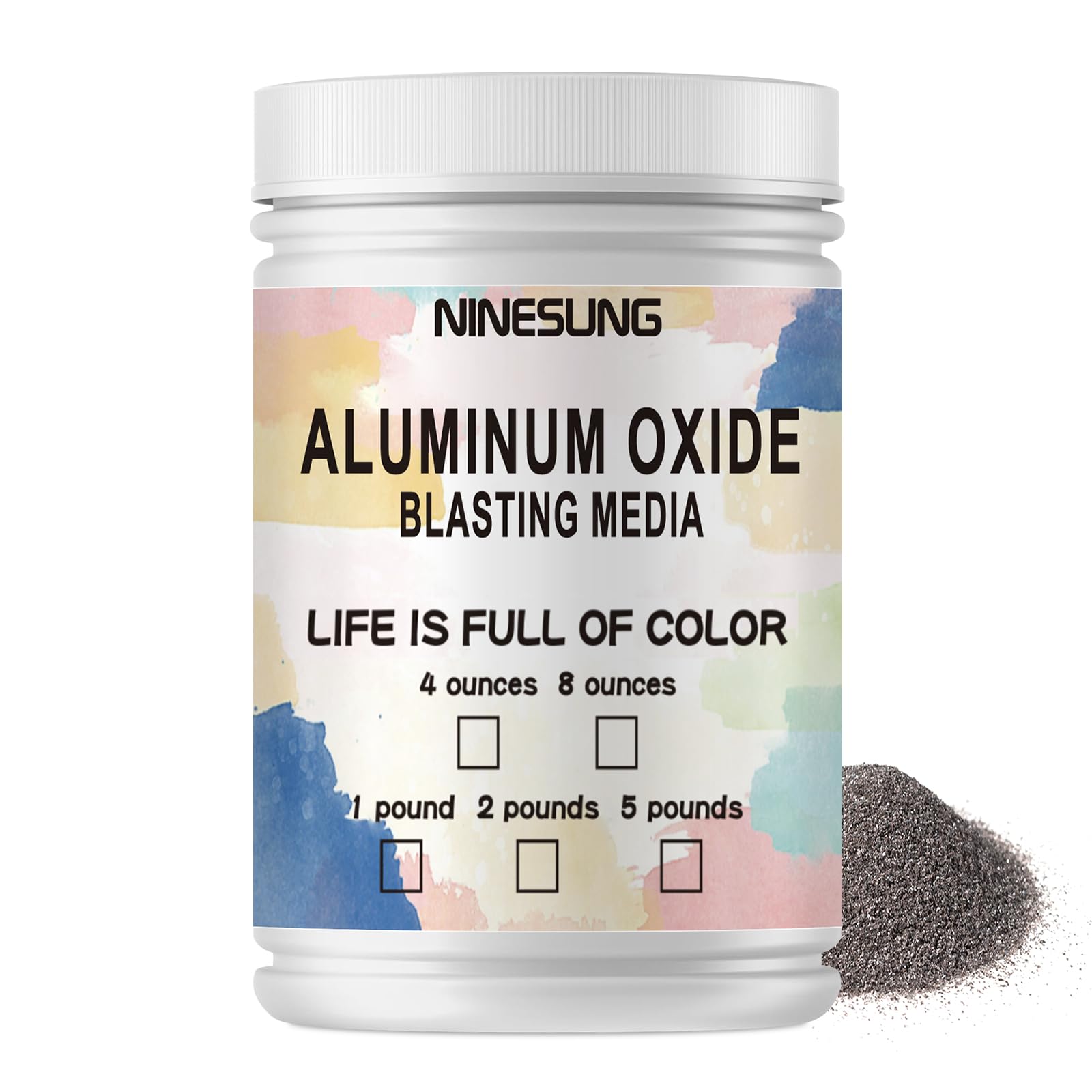 Aluminum Oxide Blasting Media Walnut Shell Blasting Media 10 LBS - #80 ...