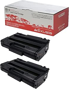 Amazon.co.jp: Exusia(エクシア) リサイクルトナー RICOH用 リコー用 SP トナーカートリッジ 2300H 2本セット 大容量 【対応機種】 SP2300L ...