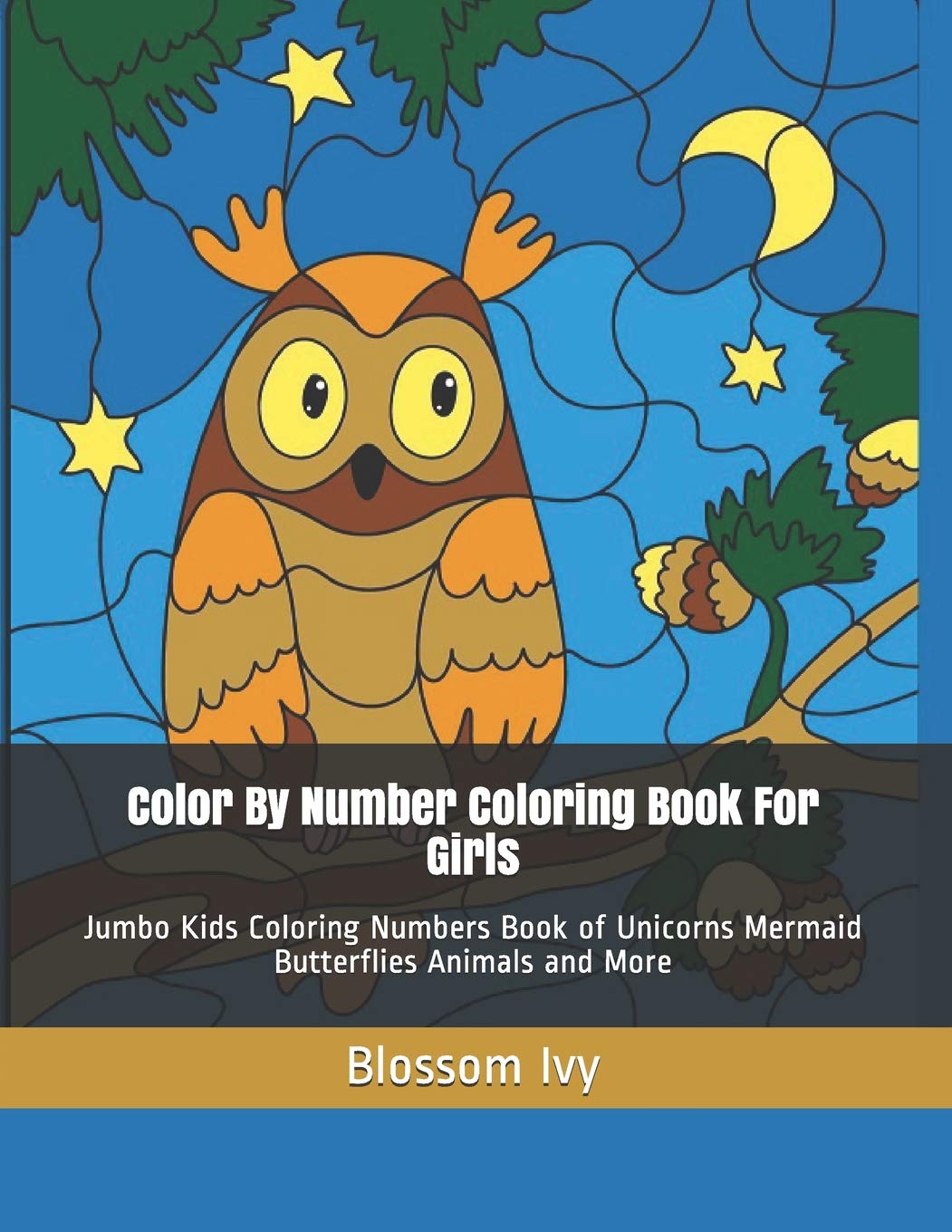 Amazon | Color By Number Coloring Book For Girls: Jumbo Kids Coloring ...