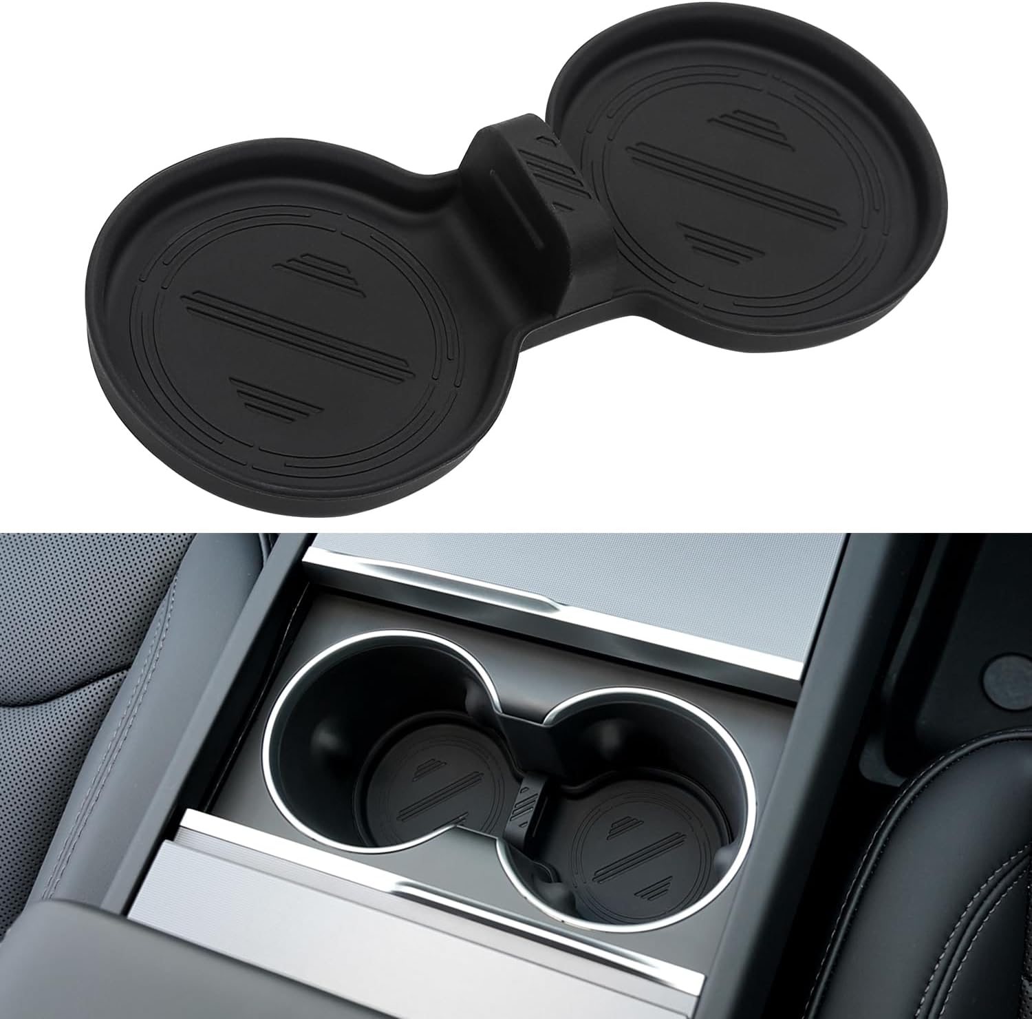 Amazon.com: SUMK Central Control Water Cup Pad for 2024 Tesla Model 3 ...