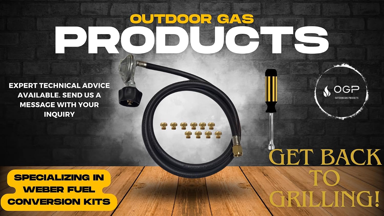 OGP_Outdoor Gas Products Kit de conversión de propano de NG a LP apto ...