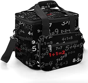 Amazon.com : Like Math Insulated Cooler Bag Portable Ice Chest ...