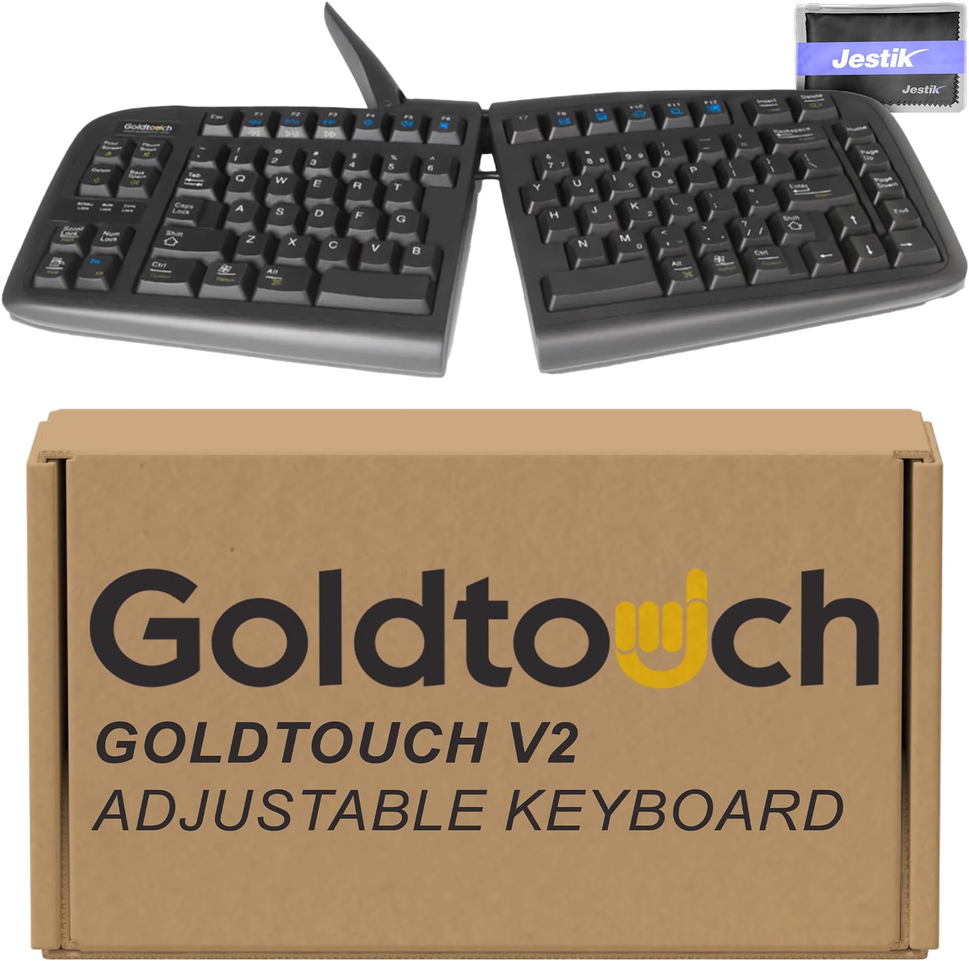 Amazon.com: Goldtouch GTU-0088 V2 Adjustable Comfort Keyboard Plus ...
