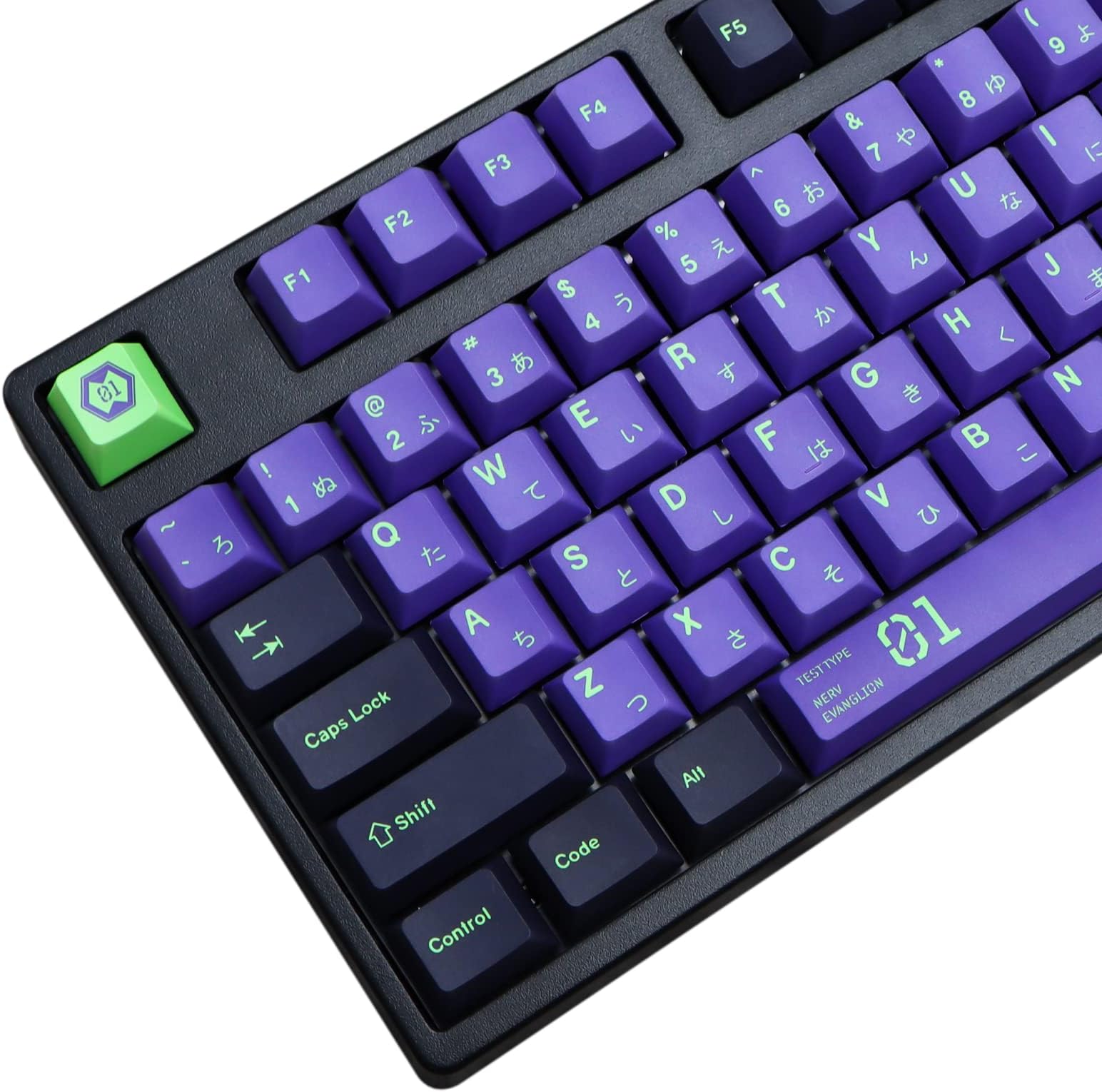 Amazon.com: MOLGRIA Keycaps Purple and Black 128 Set Unit-01 Keycaps ...