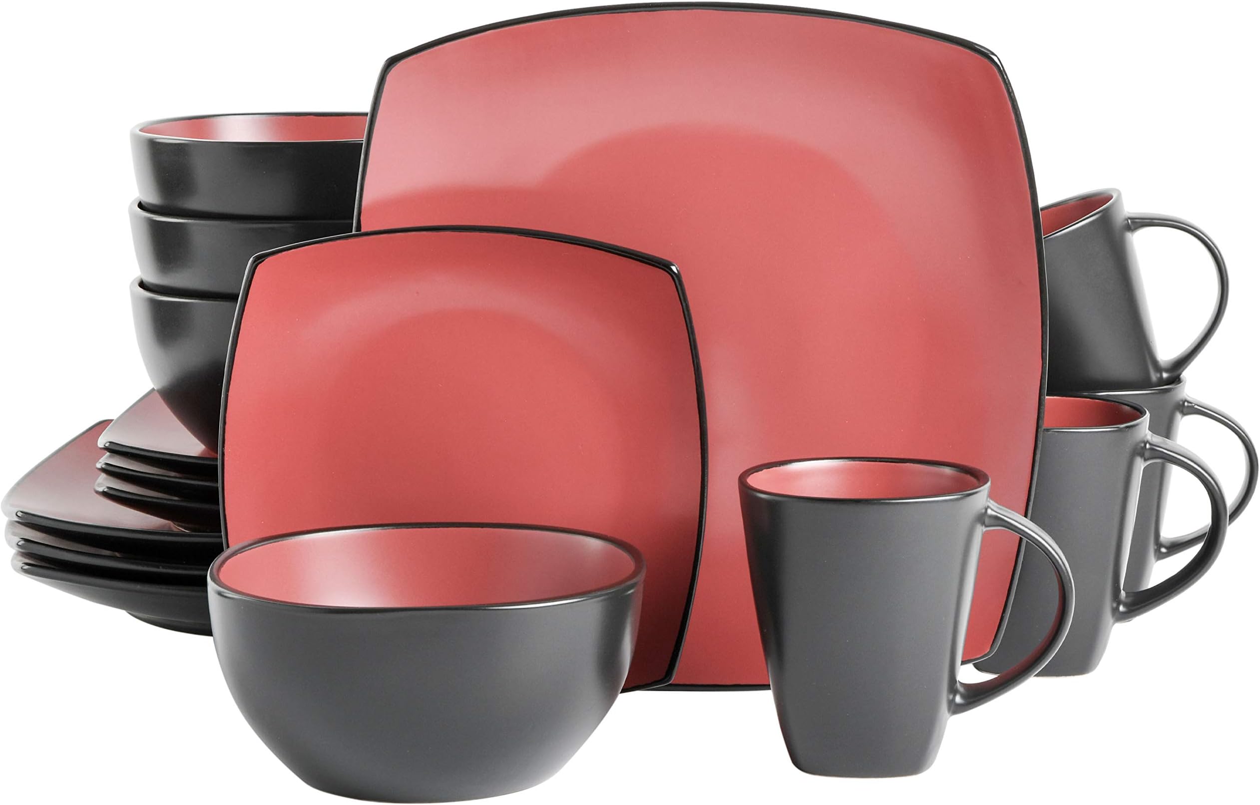 Amazon.com | Better Homes and Gardens 16-Piece Dinnerware Set, Tuscan ...