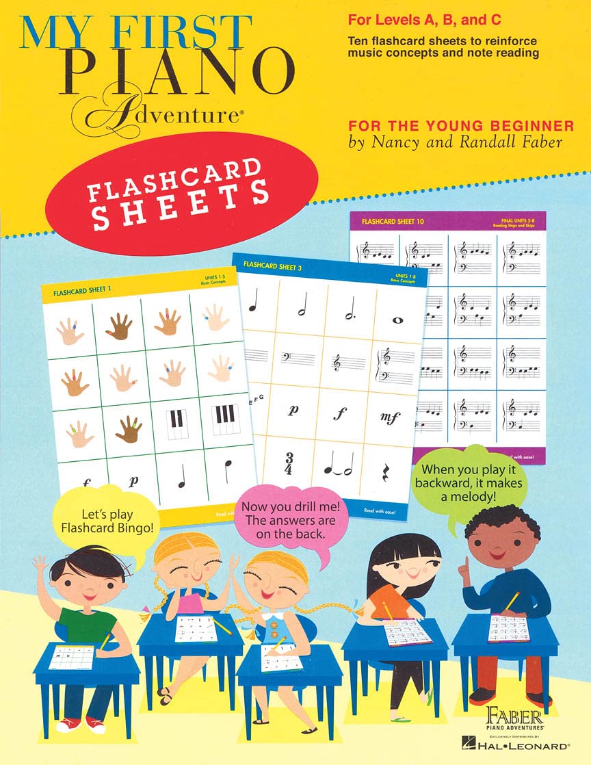 Snapklik.com : My First Piano Adventure Flashcard Sheets: For Levels A ...