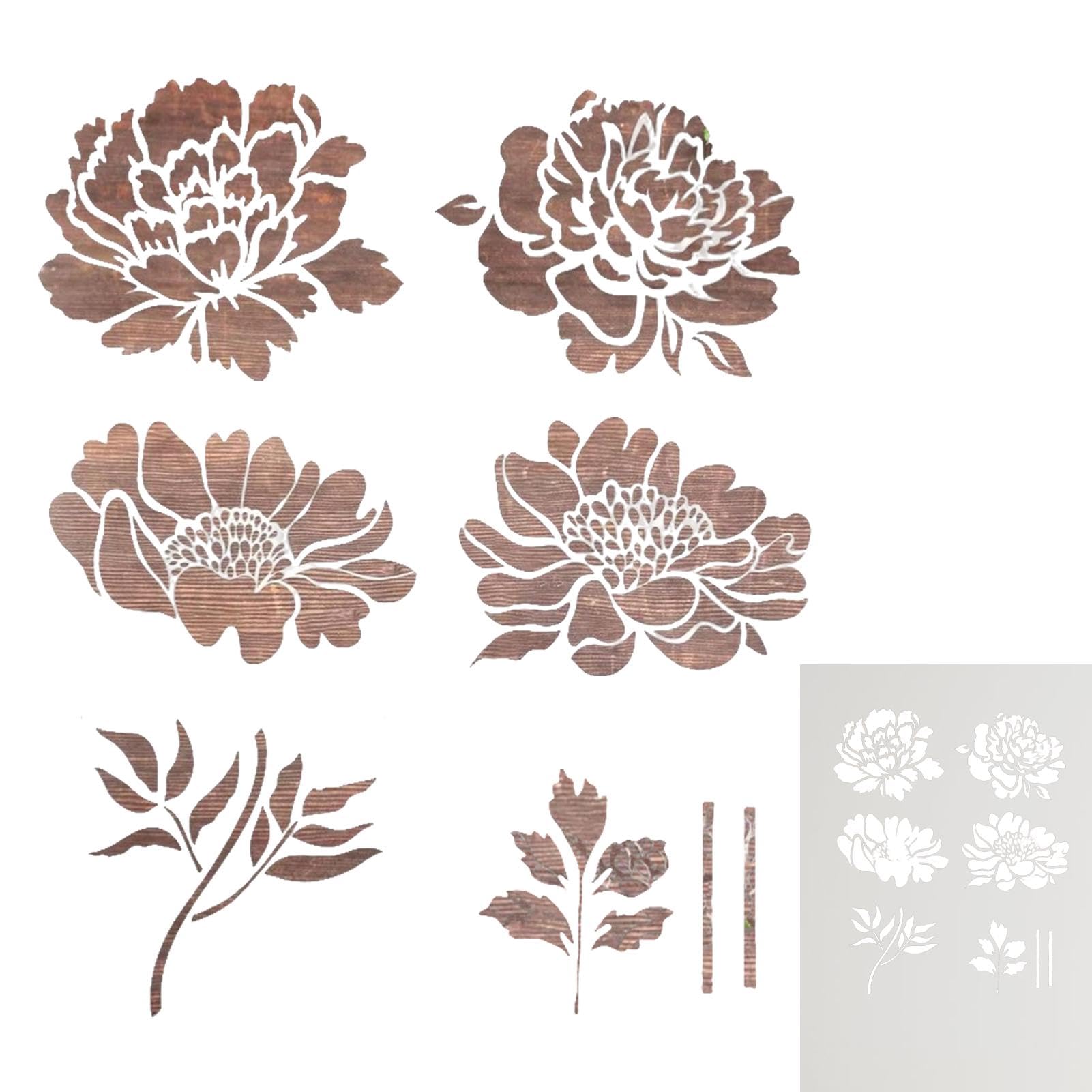 Diseños De Plantillas Para Pintar 12 Piezas Diseños Pintar Serie