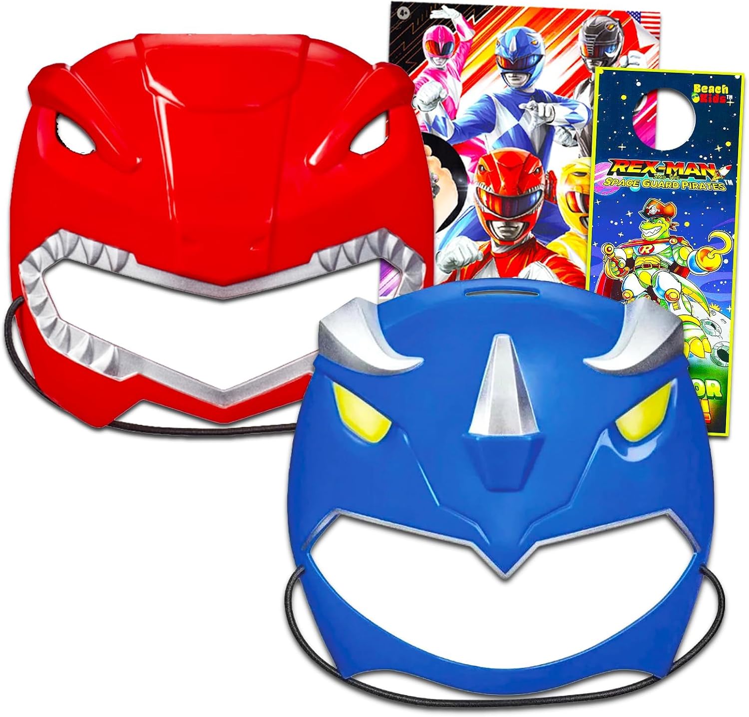 Amazon.com: Nickelodeon Rangers Masks for Kids 2 Pack Set - Bundle with ...