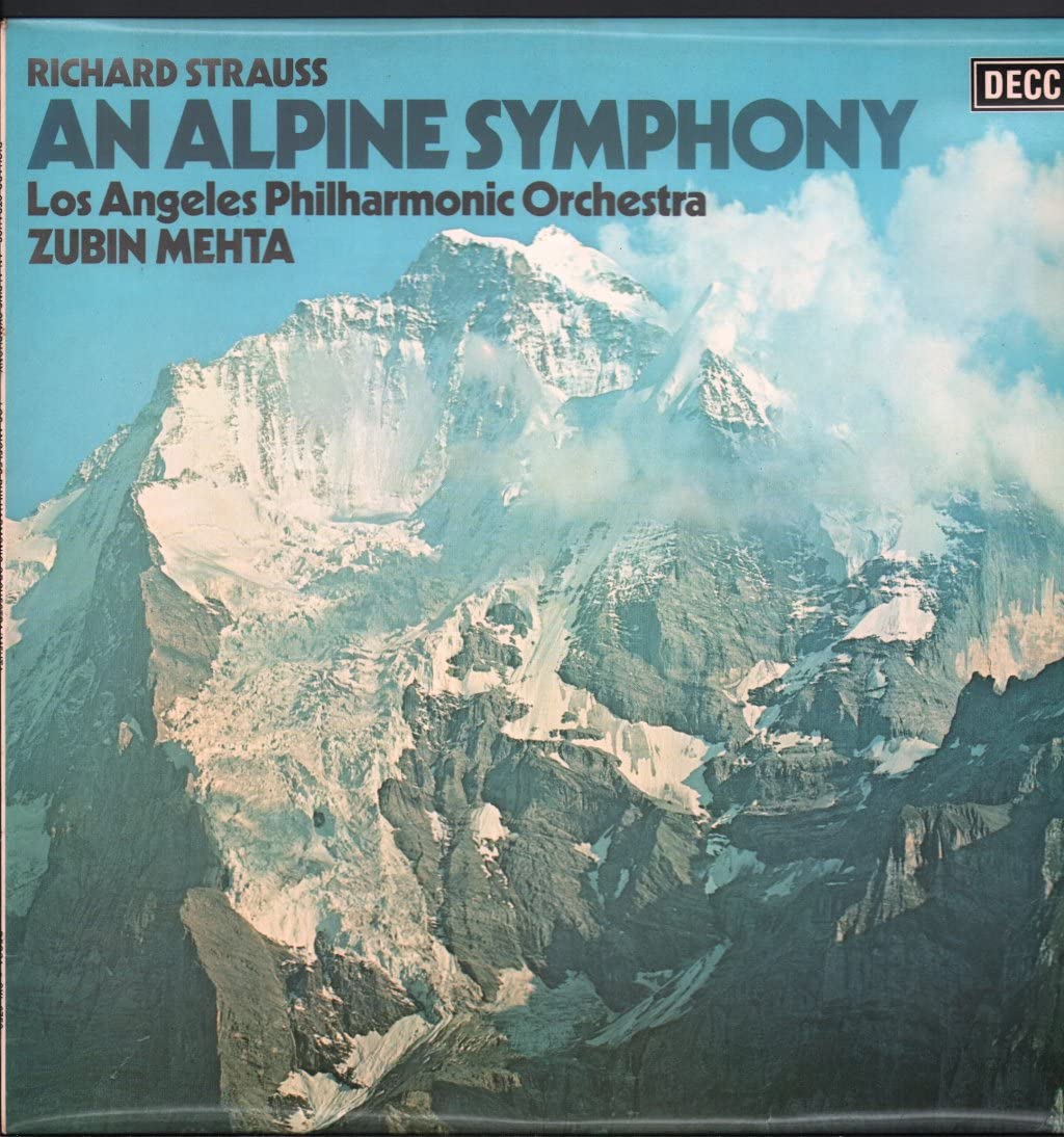 Amazon.com: An Alpine Symphony [Vinyl] Richard Strauss; Zubin Mehta and ...