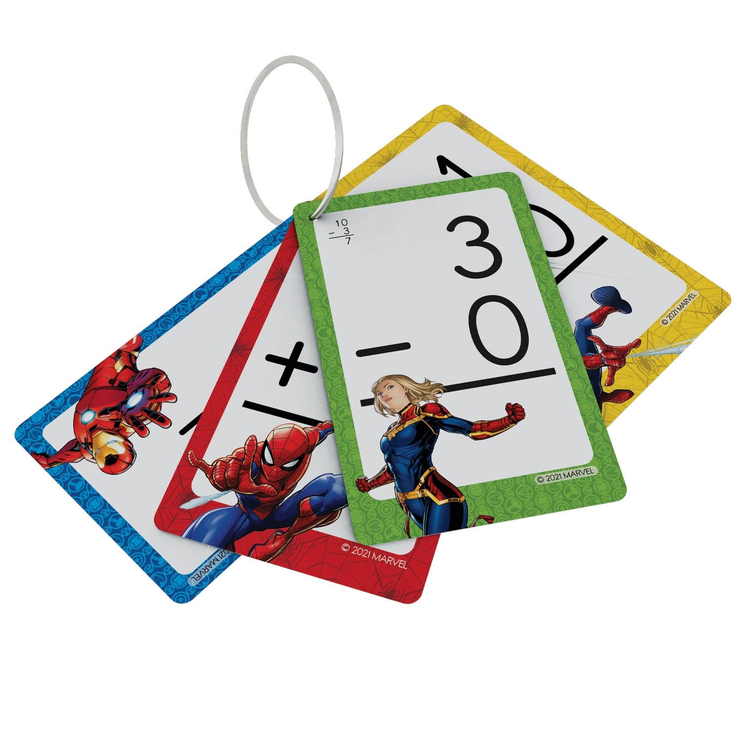 Snapklik.com : Marvel Math Flash Cards For Kids Ages 4-8, Math Fact ...