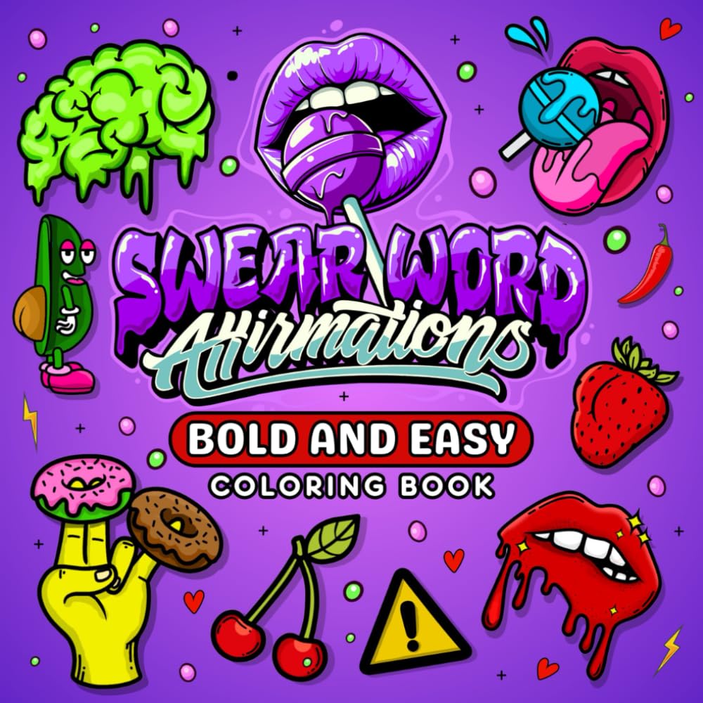 Amazon.com: Swear Word Coloring Book for Adults: Bold and Easy Thick ...