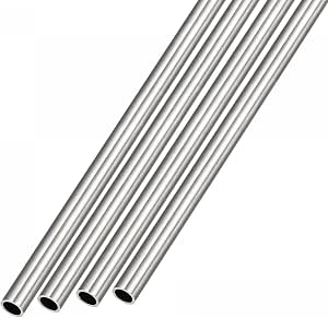 sourcing map 304 Stainless Steel Tube (3mm OD x 0.2mm Wall T x 300mm L ...
