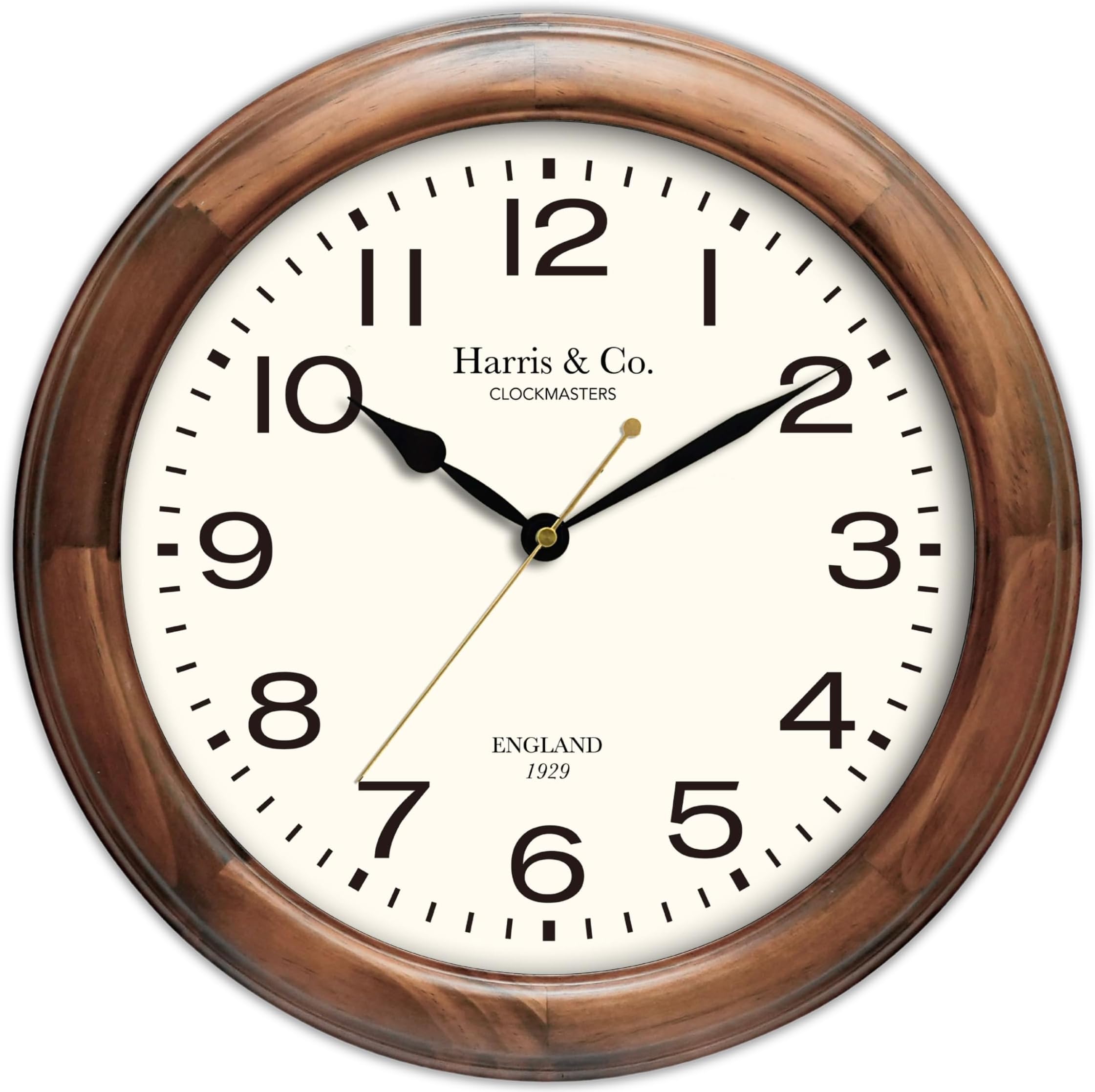 Buy HARRIS & CO. CLOCKMASTERS Vintage Classic Design Analog Wall Clock ...