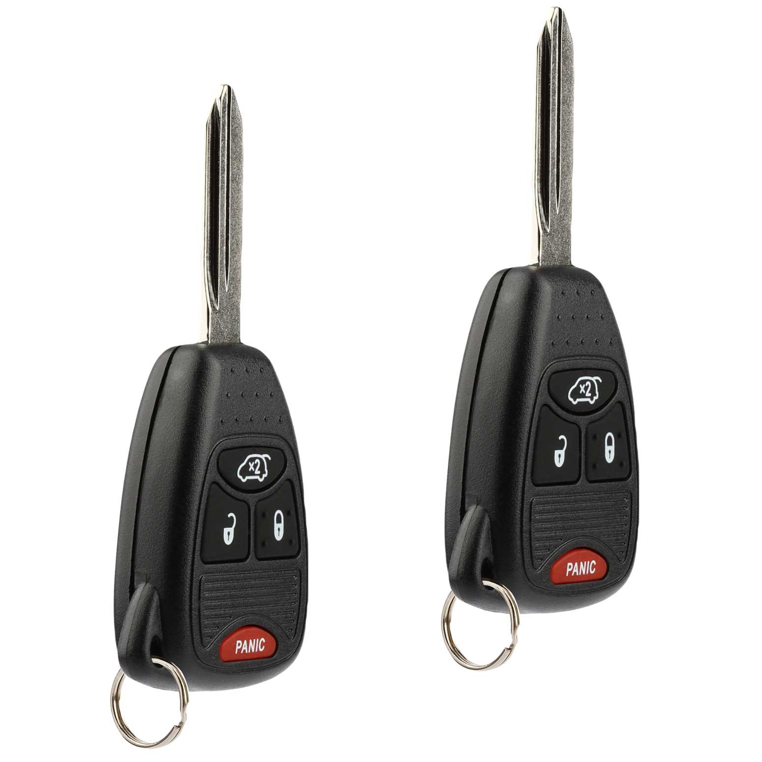 2x Keyless Entry Remote Key Fob for Chrysler Sebring (OHT692427AA, OHT69271